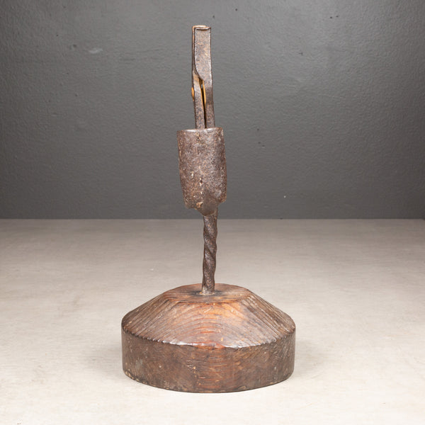 18th c. English Rush Light Candlestick c.1760s | S16 Home