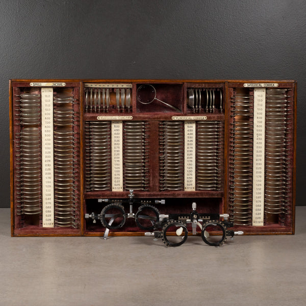 19th c. Optometrist Eye Testing Kit c.1890 | S16 Home