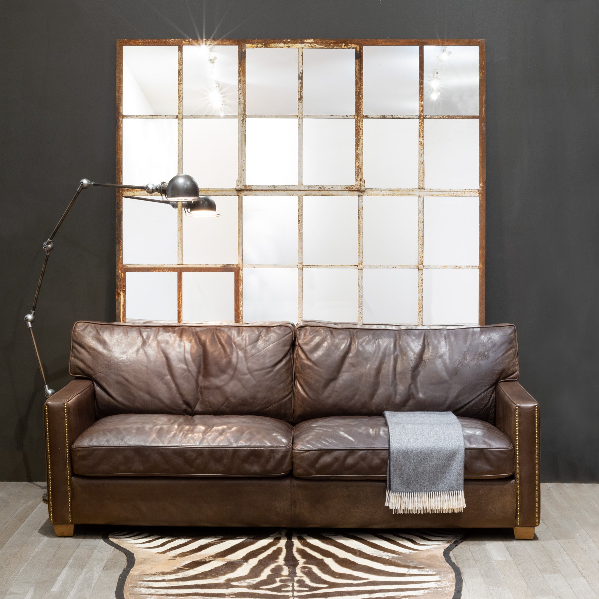 Timothy Oulton Viscount William Leather 3 Seater Sofa | S16 Home