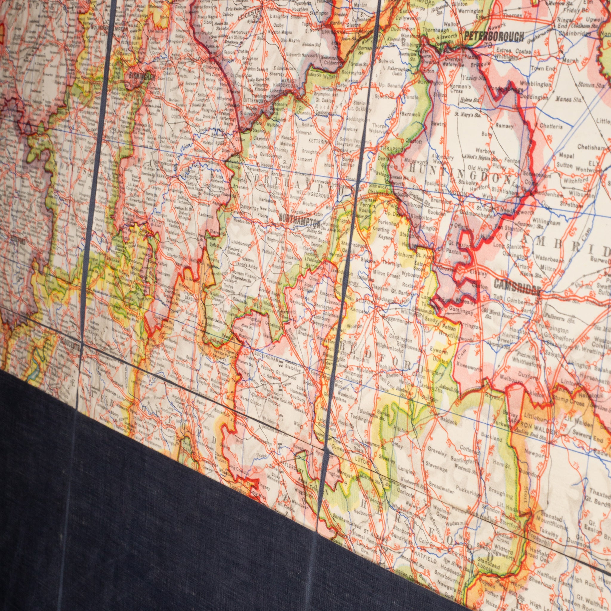 Early 20th c. England and Wales Perrier Motor Map c.1910 | S16 Home