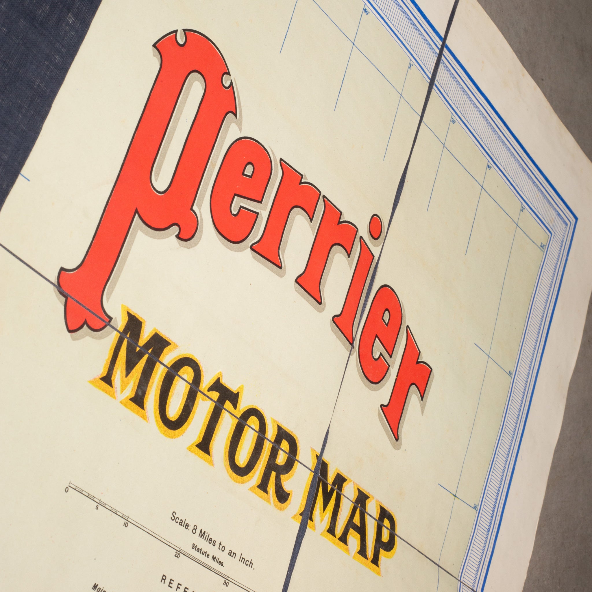 Early 20th c. England and Wales Perrier Motor Map c.1910 | S16 Home