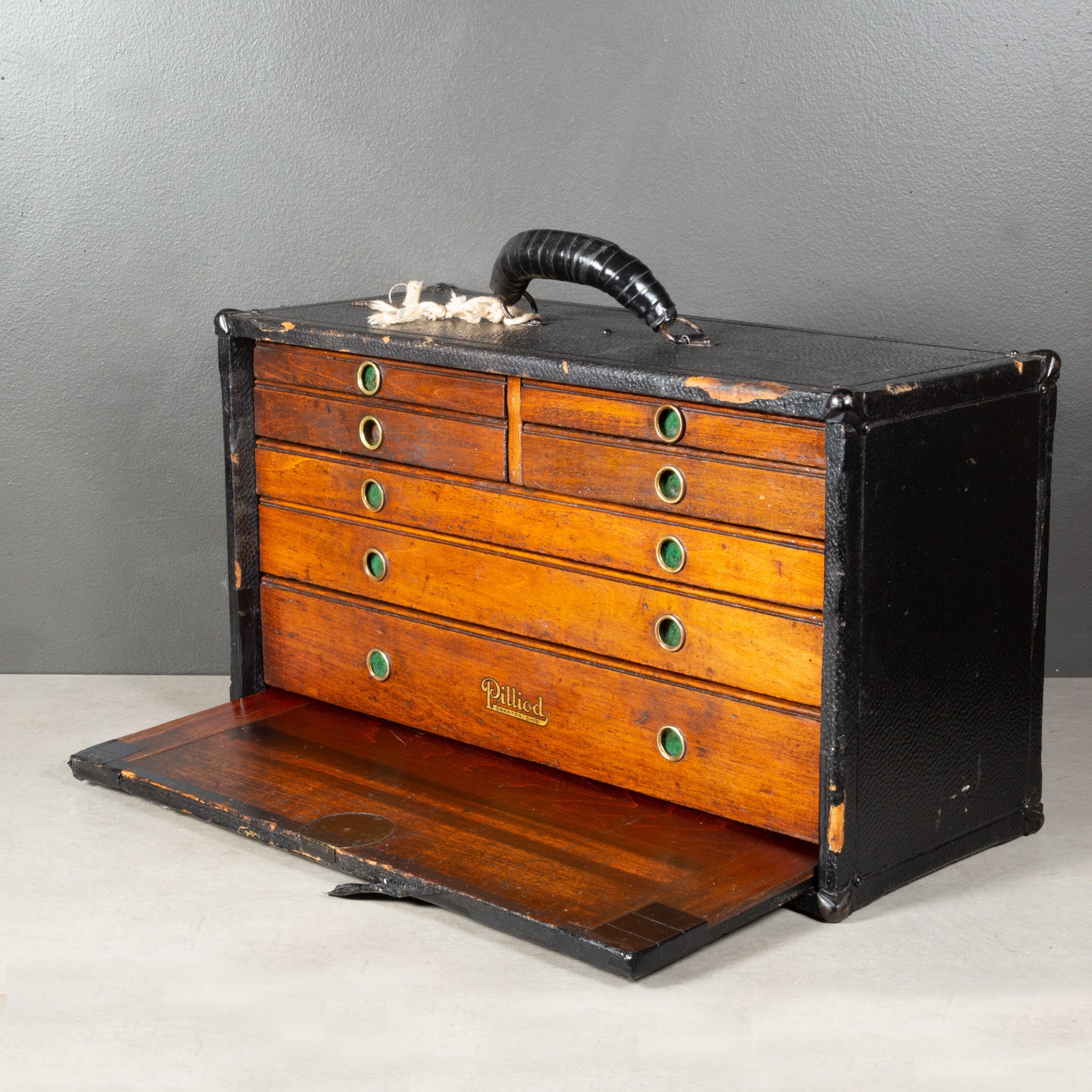 Antique Seven Drawer Mahogany Machinist's Chest c.1910-1925 | S16 Home