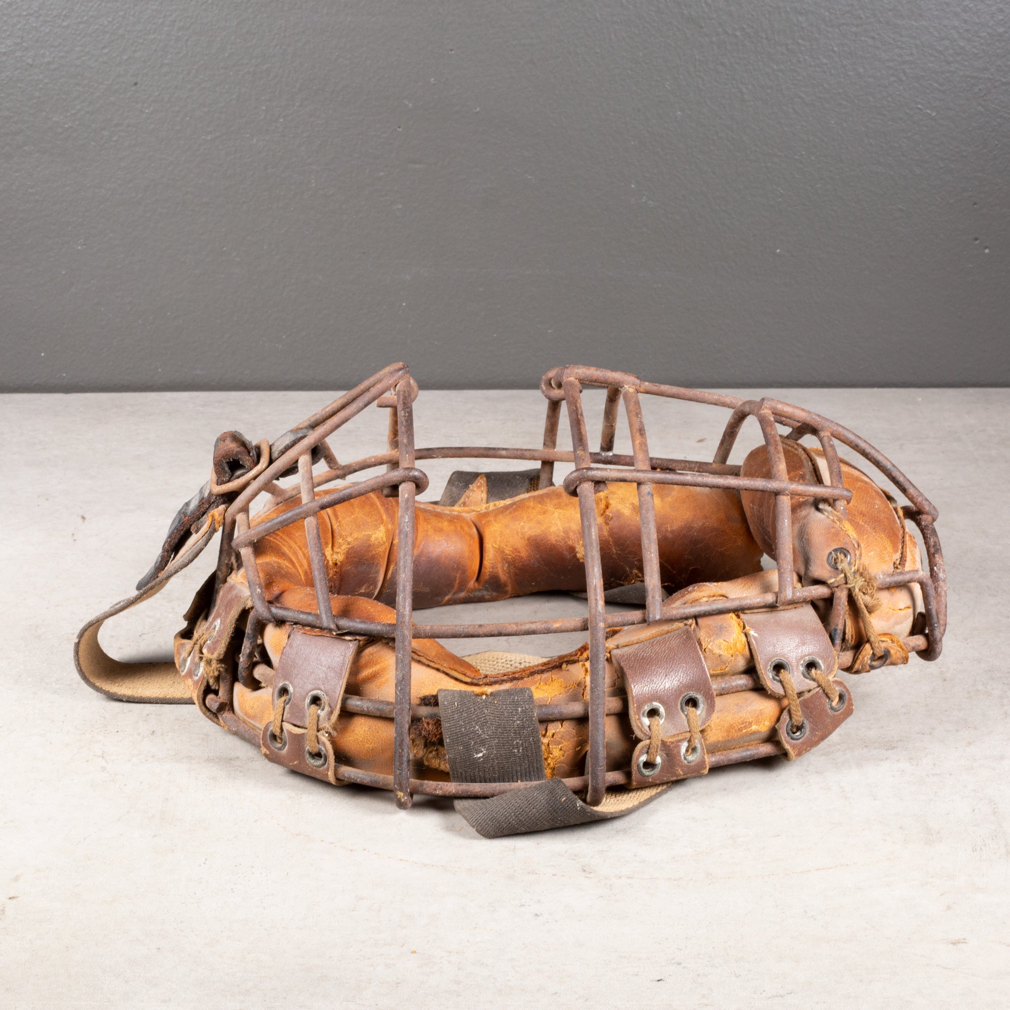 Steel Wire and Leather Catcher's Masks by Wilson c.1940 – S16 Home