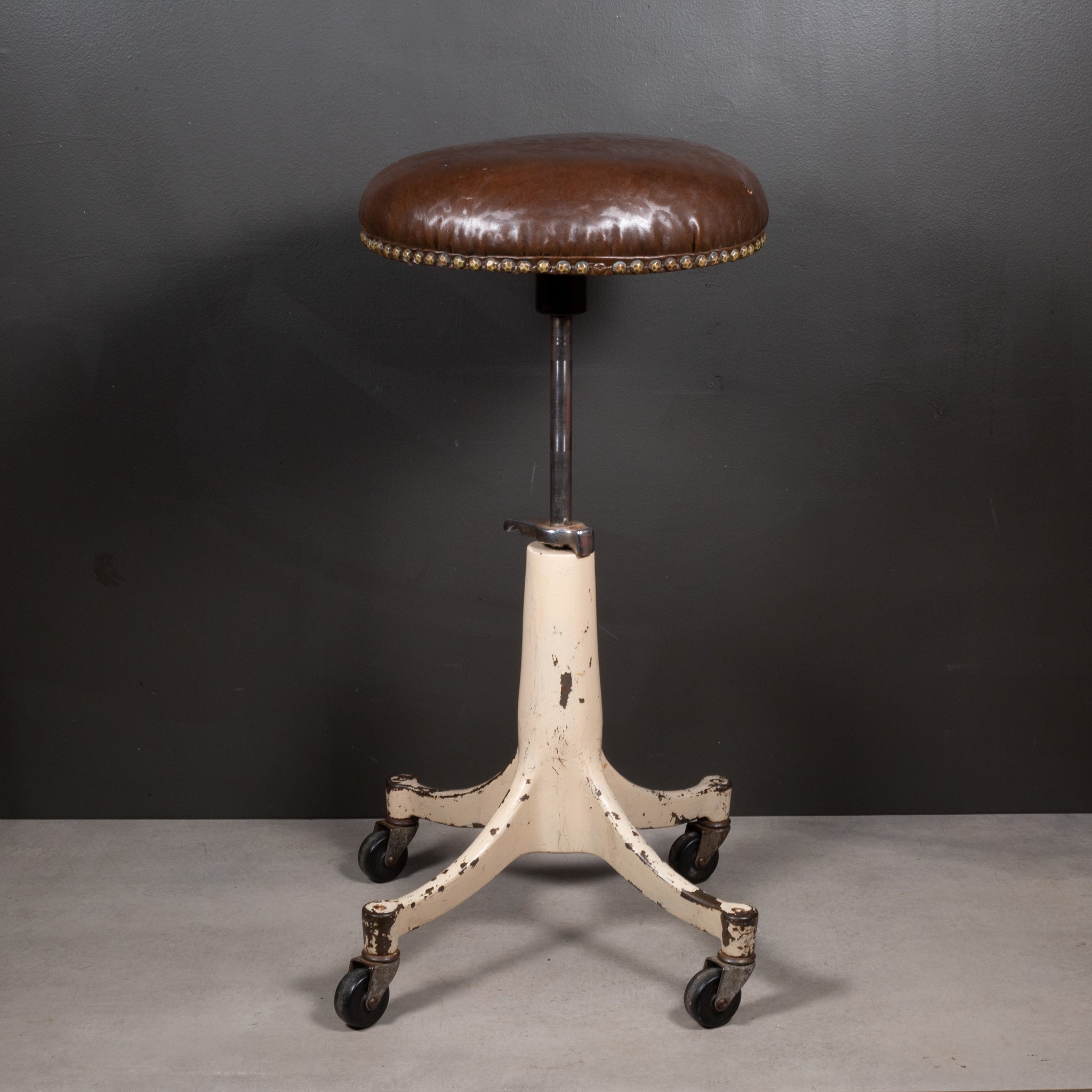 Adjustable Bausch & Lomb Optometrist Stool c.1930 | S16 Home