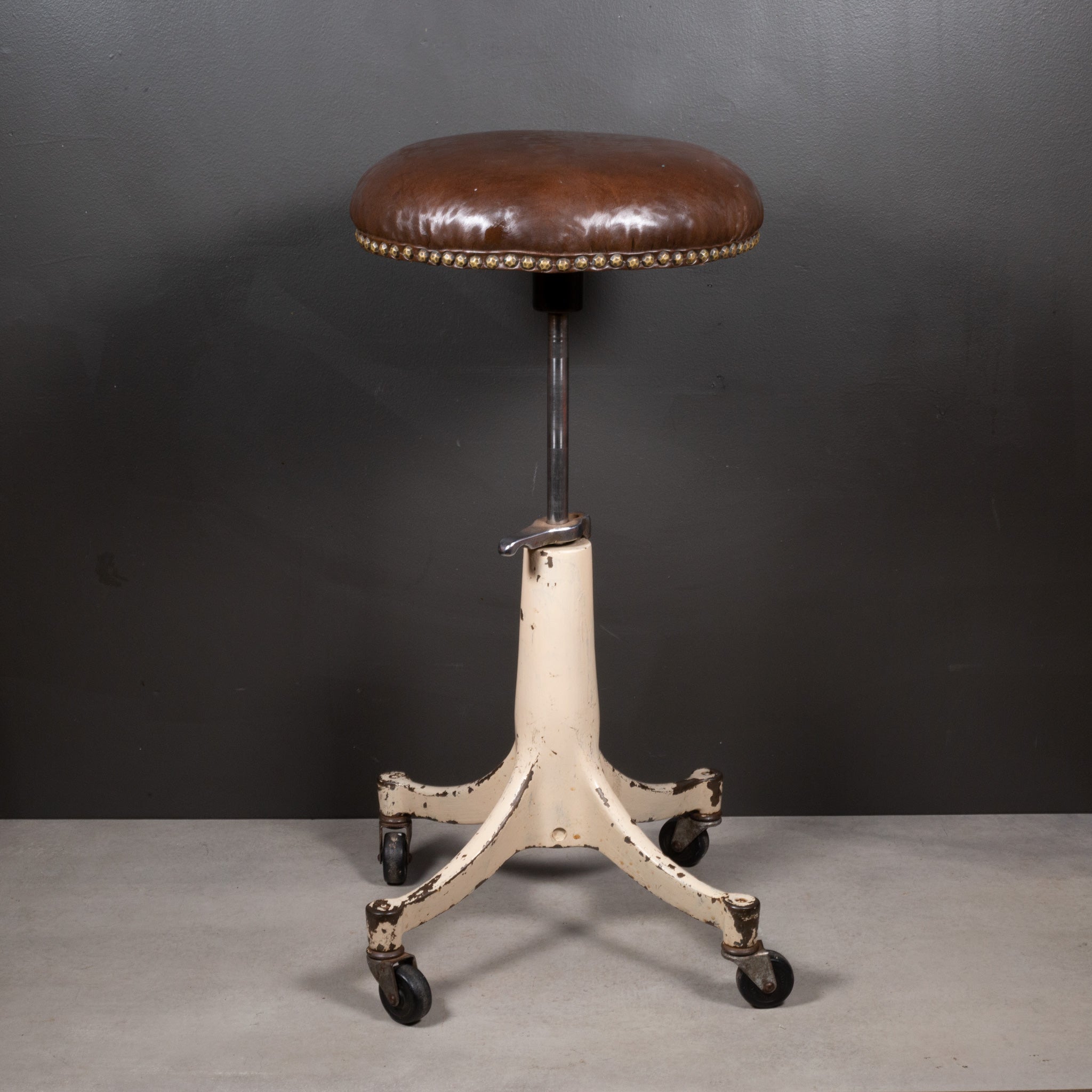 Adjustable Bausch & Lomb Optometrist Stool c.1930 | S16 Home