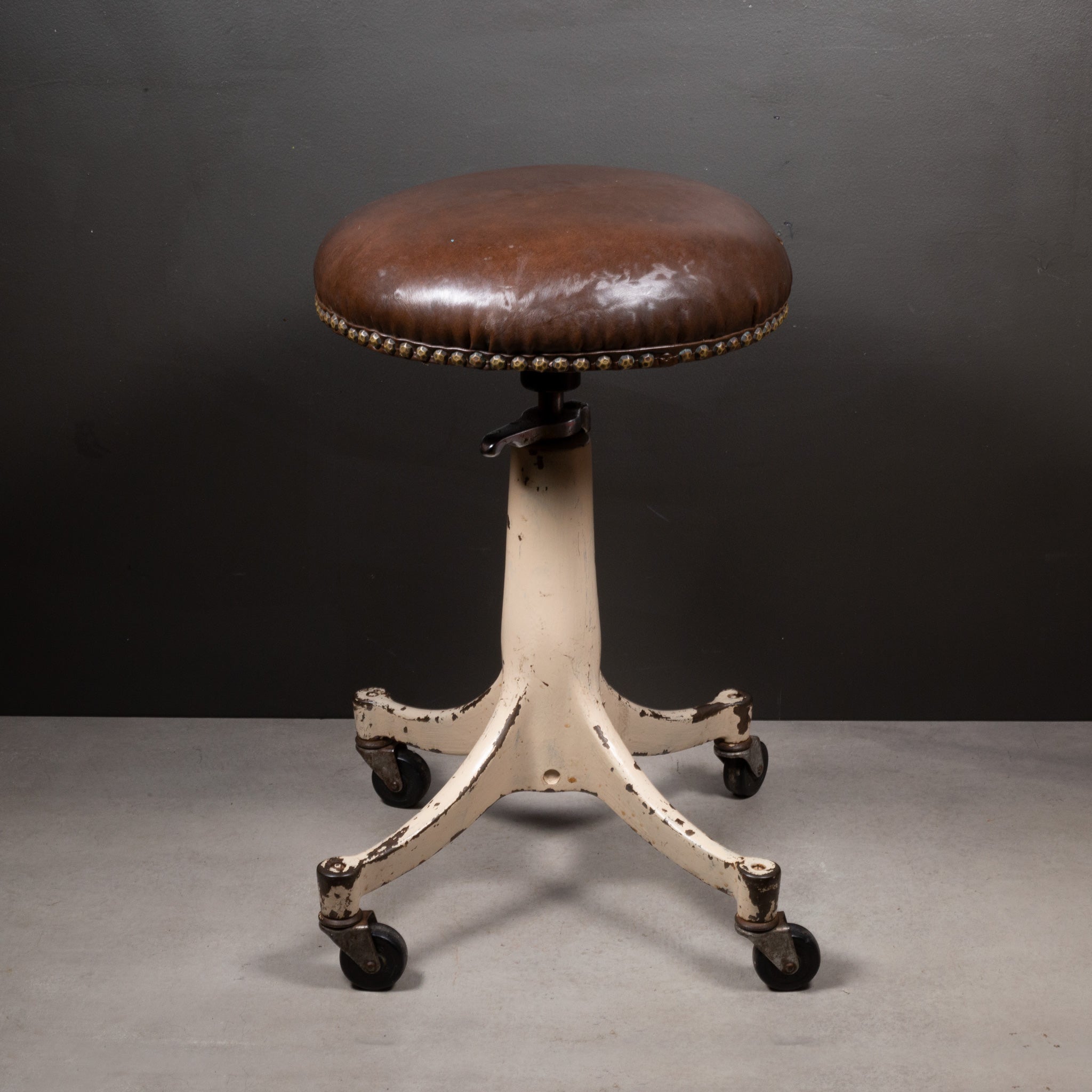 Adjustable Bausch & Lomb Optometrist Stool c.1930 | S16 Home