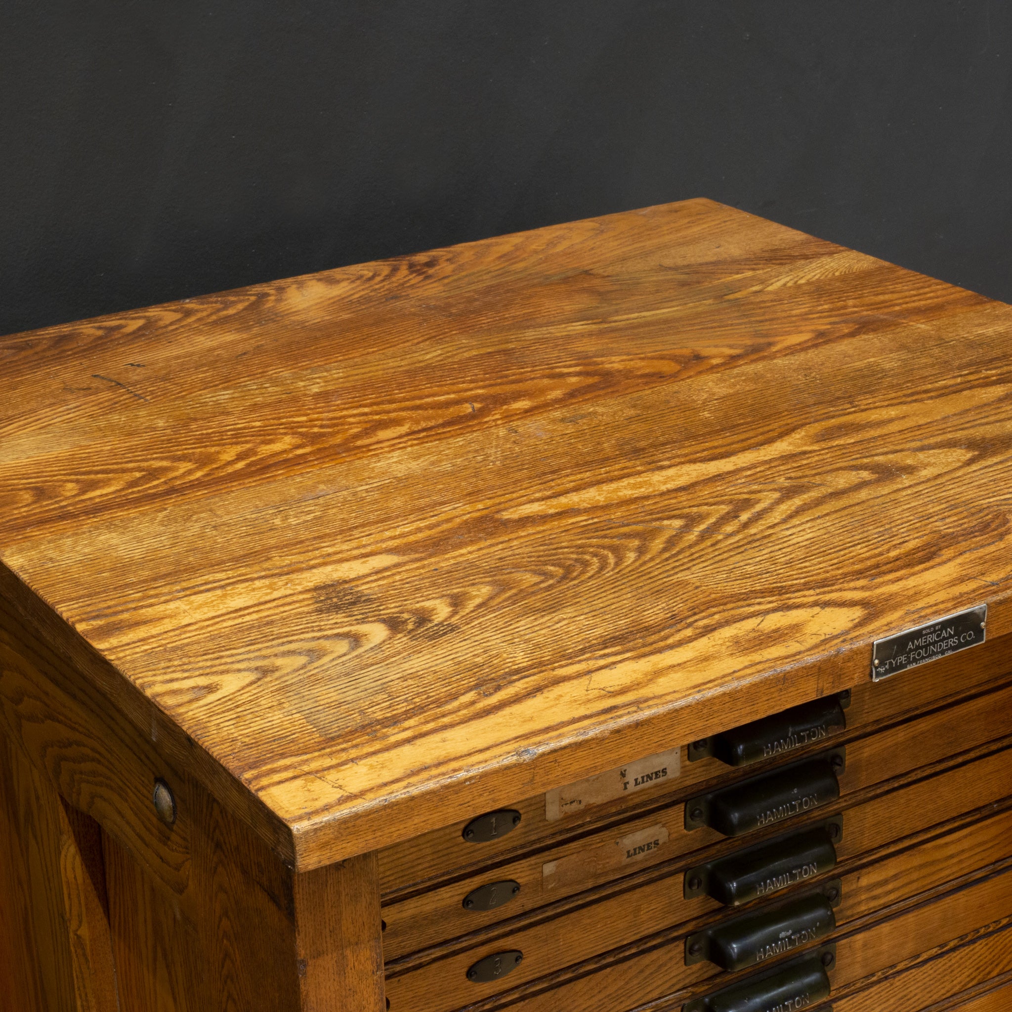Antique Hamilton Industrial Typesetter's 24 Drawer Cabinet c.1926 | S16 ...