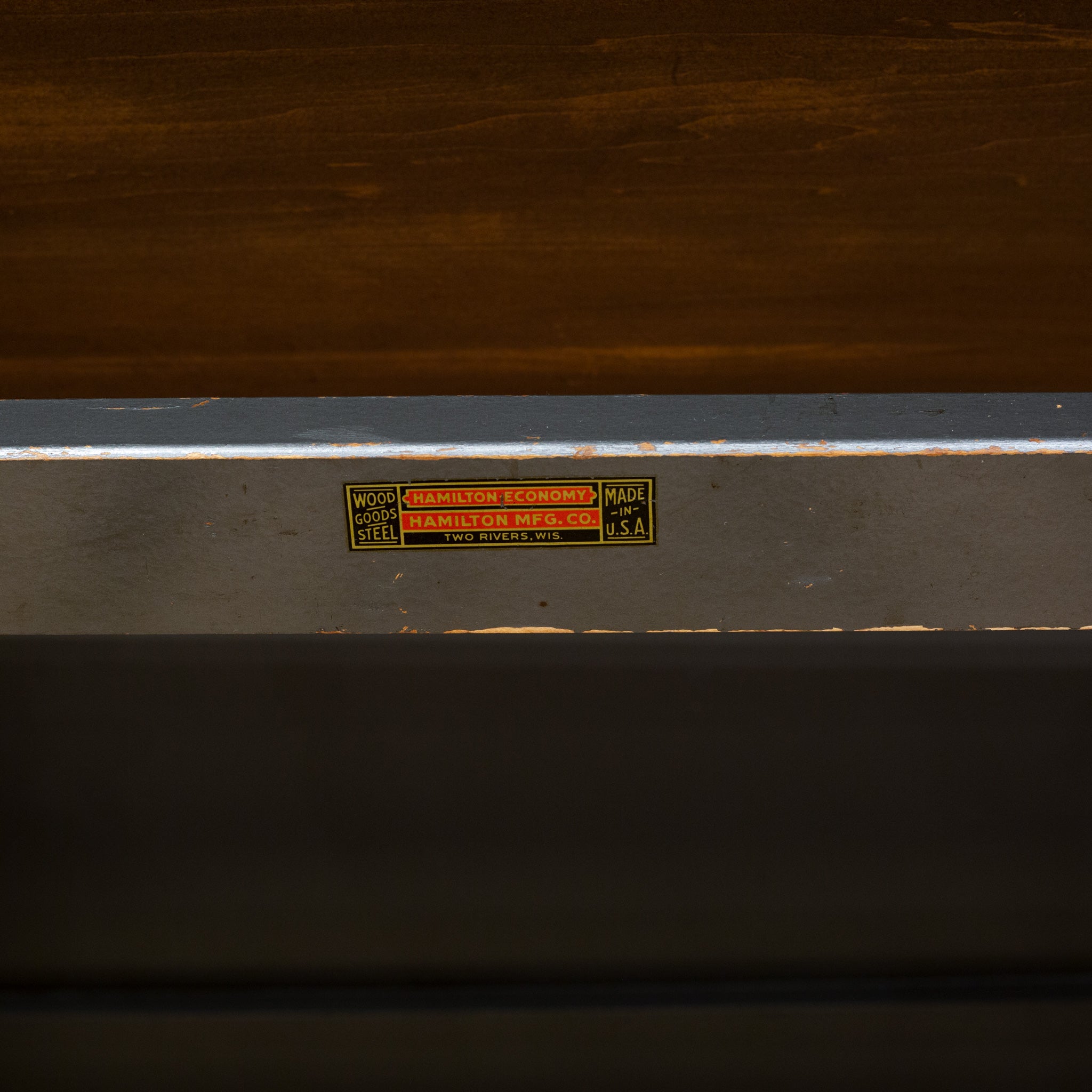 Antique Hamilton Mfg. Co. Drafting Table with Footrest c.1930 | S16 Home