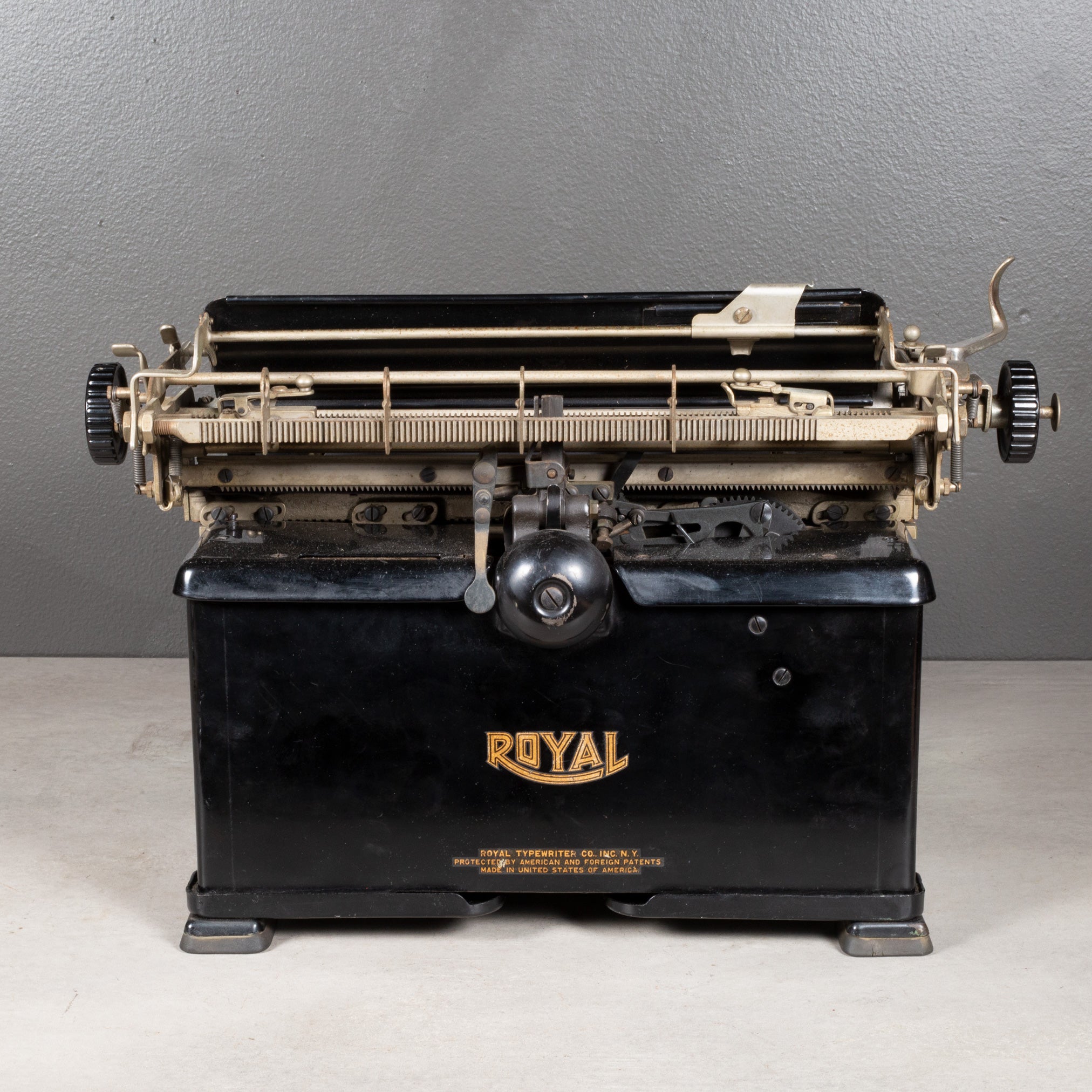 Antique Royal Standard Typewriter with Glass Panels c.1931 | S16 Home