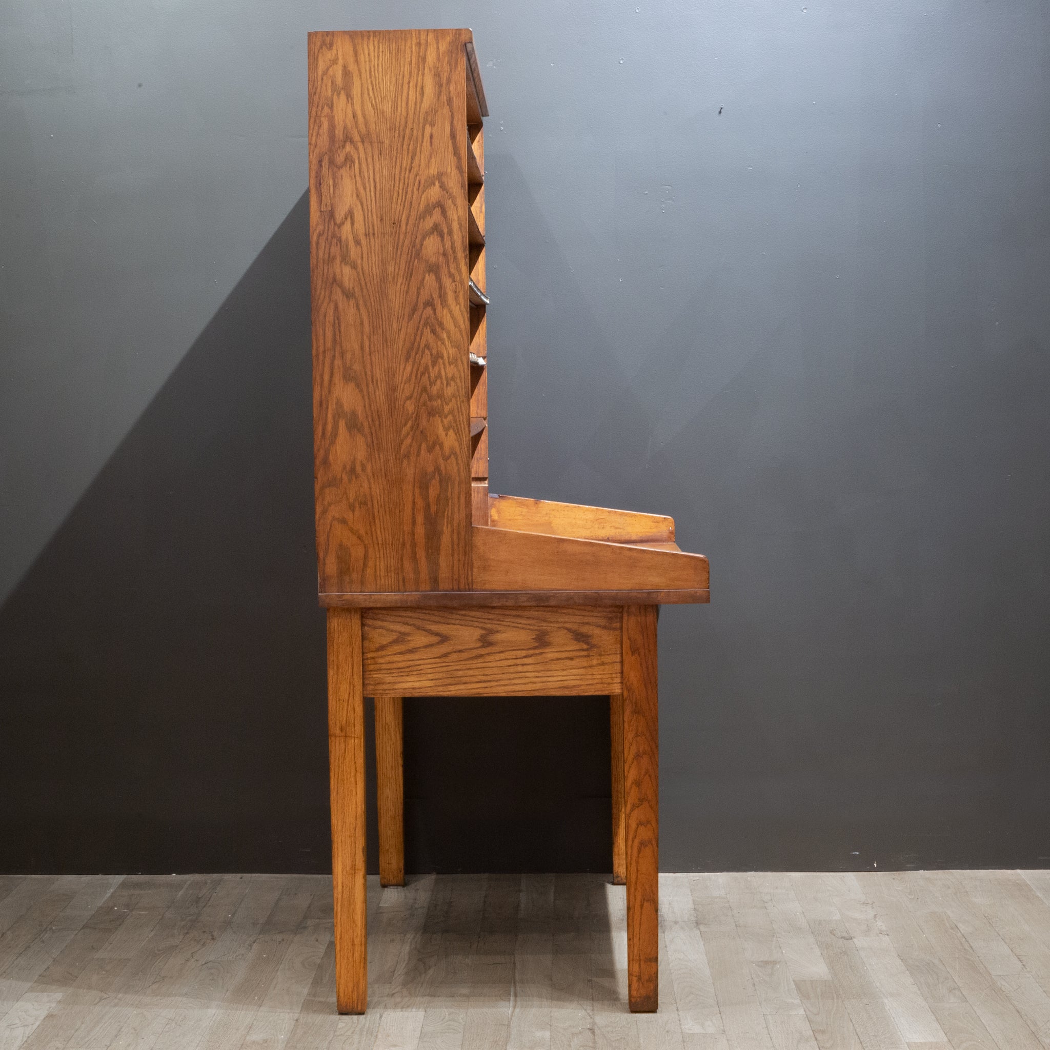 Antique Solid Oak Postal Desk c.1939 | S16 Home