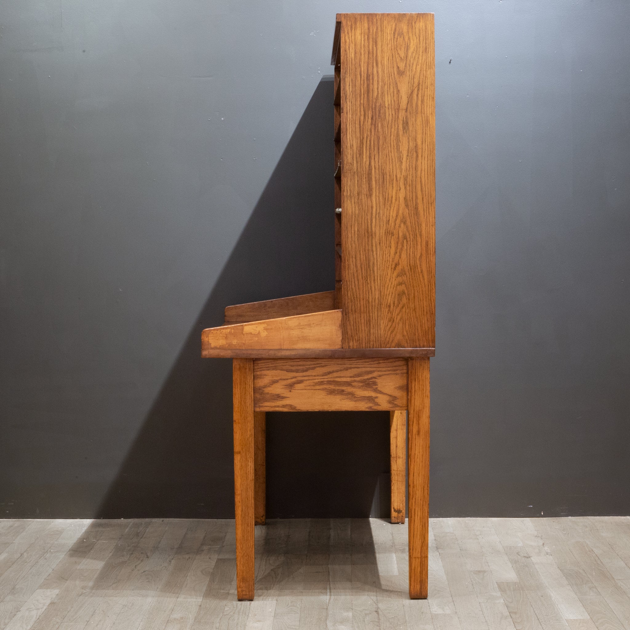 Antique Solid Oak Postal Desk c.1939 | S16 Home