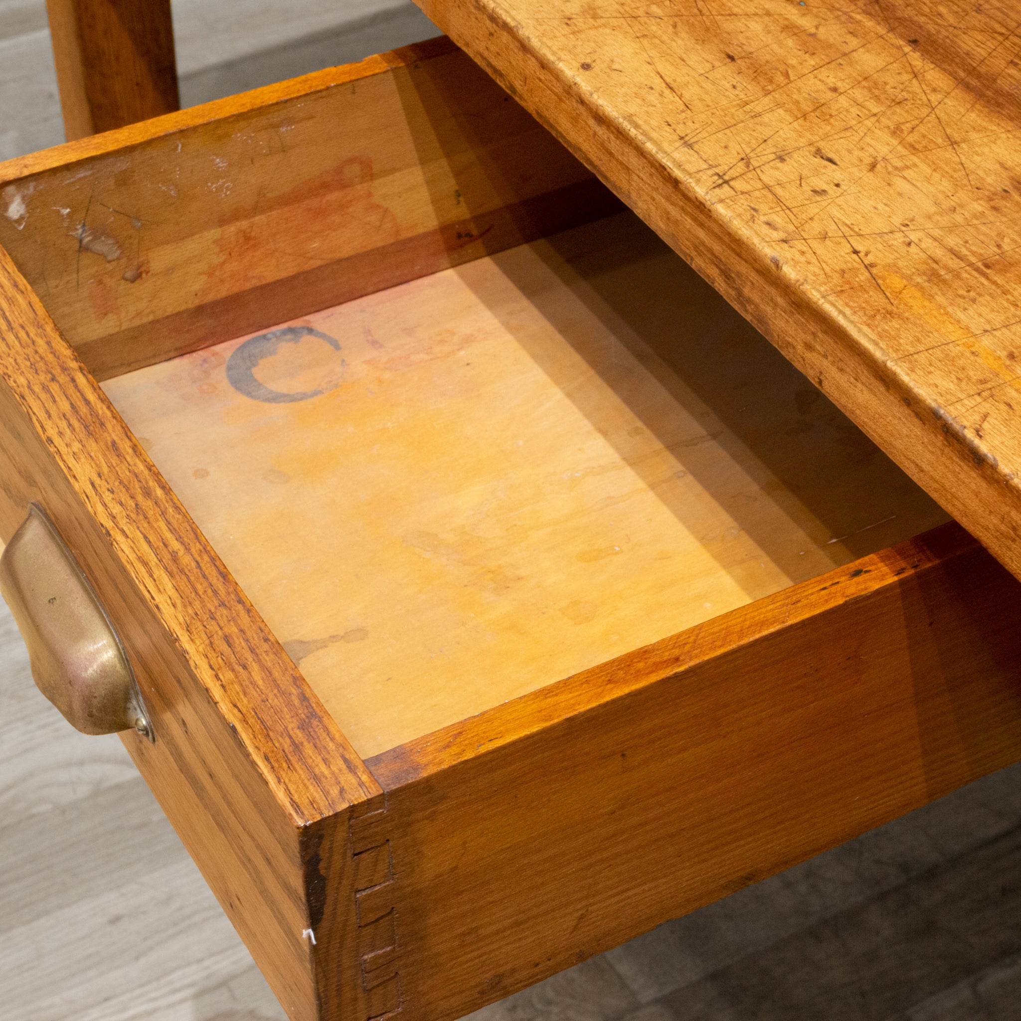 Antique Solid Oak Postal Desk c.1939 | S16 Home