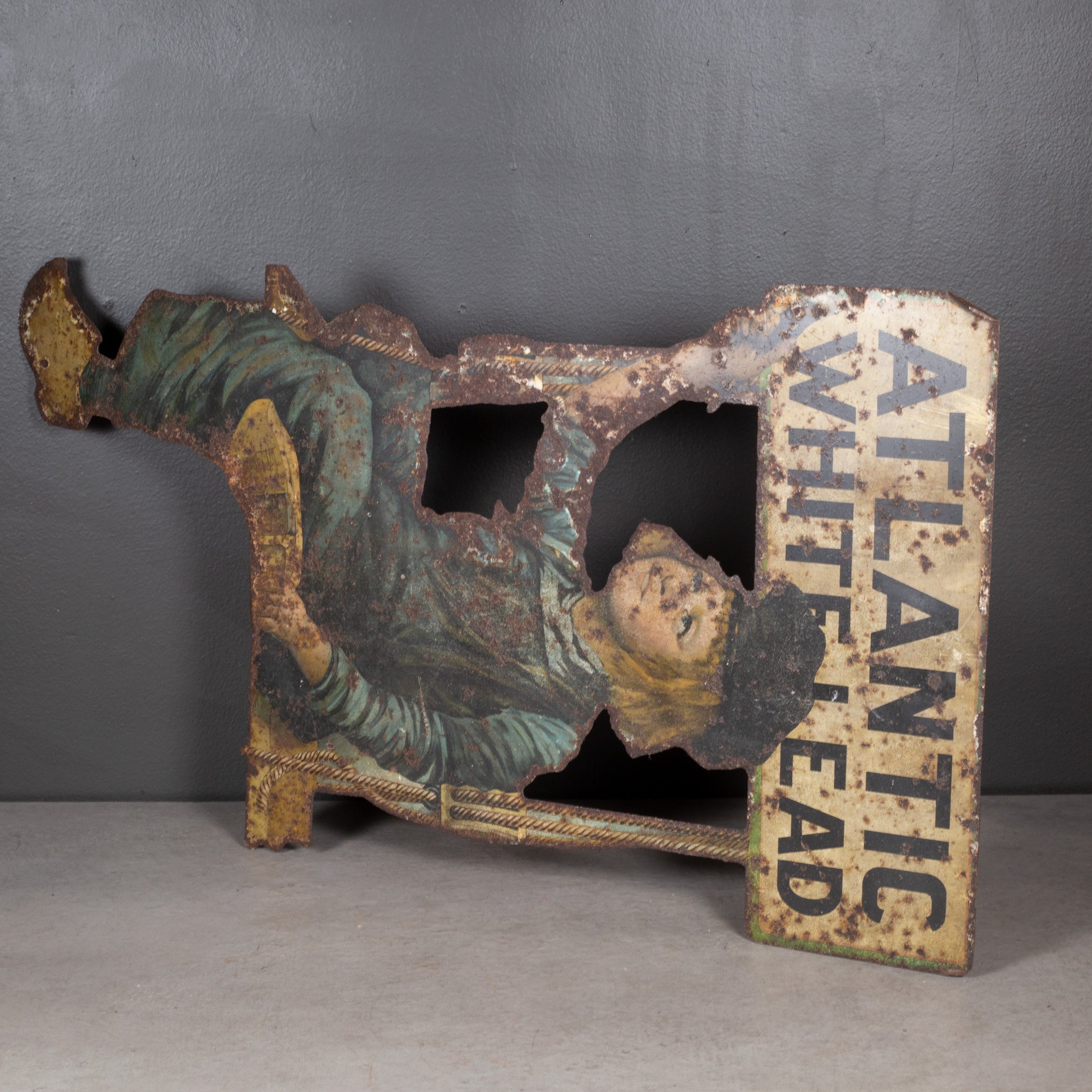 Antique Dutch Boy Paint Sign c.1920 | S16 Home