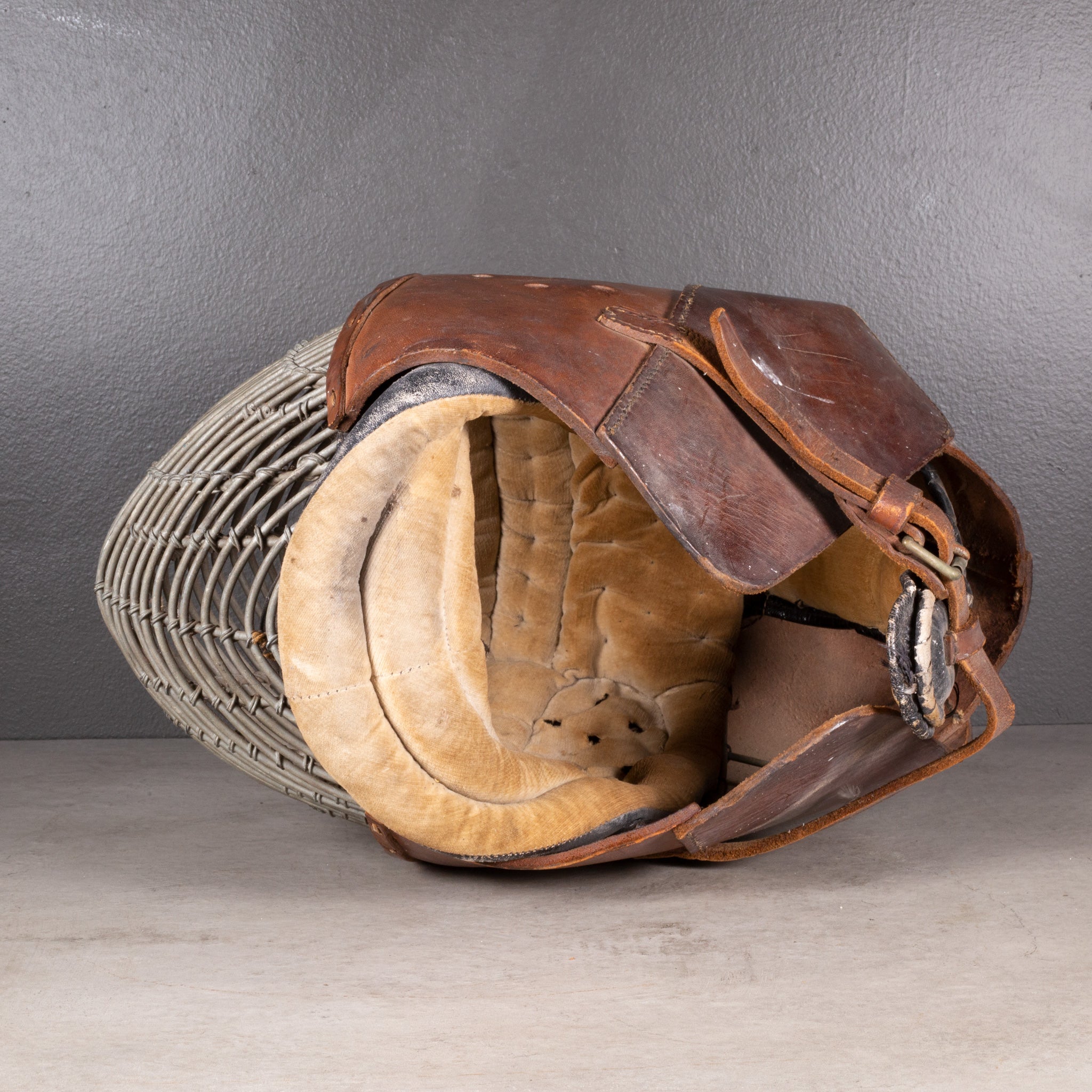 Antique Japanese Leather Kendo Mask c.1920 | S16 Home