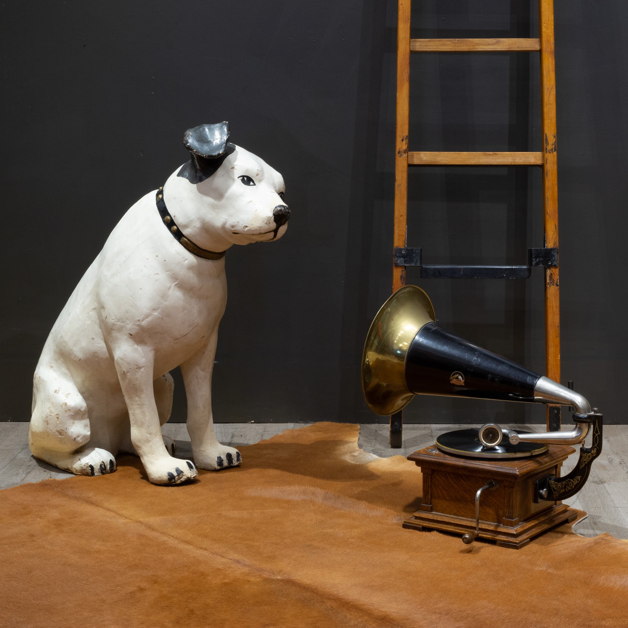 Antique Oak Victor Gramophone Talking Machine c.1910 | S16 Home