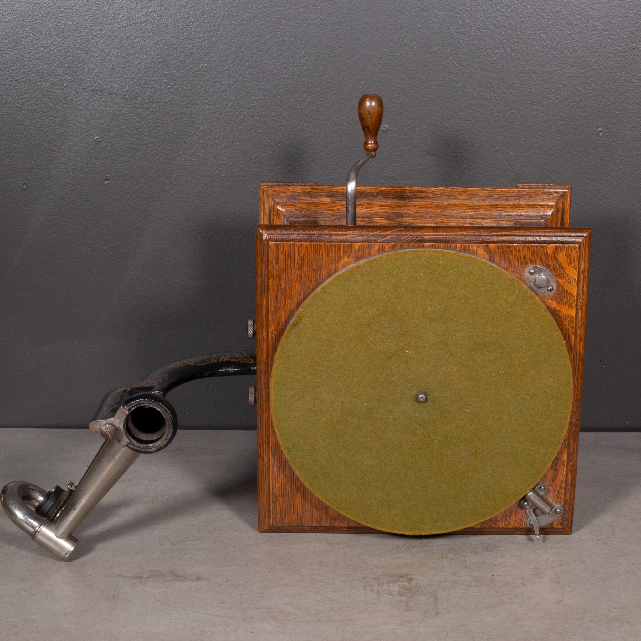 Antique Oak Victor Gramophone Talking Machine c.1910 | S16 Home
