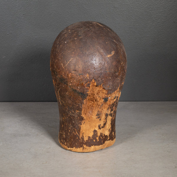 Antique Primitive Cork Mannequin Display Head c.1930 | S16 Home
