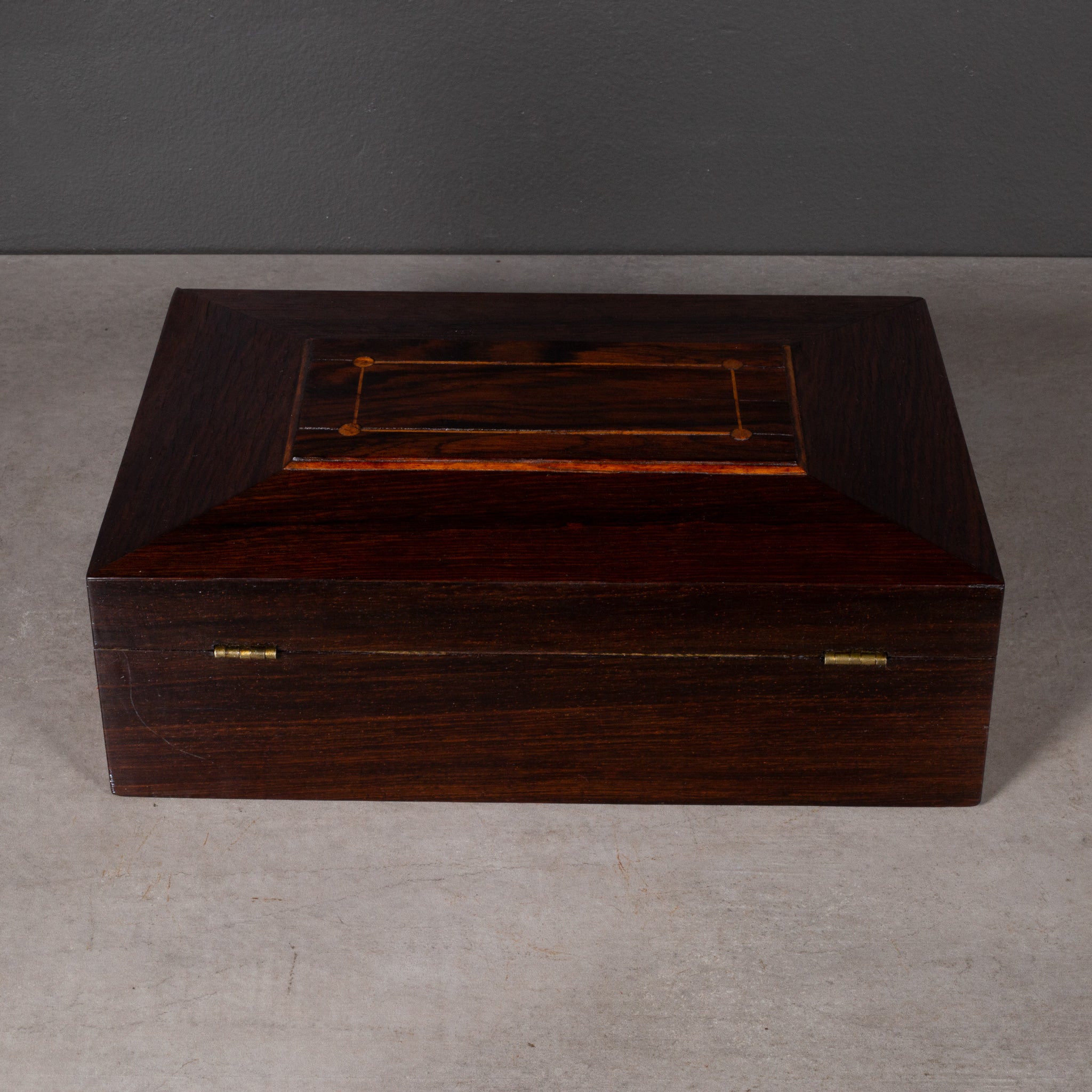 19th c. Shaker Inlay Sewing Box c.1800s | S16 Home