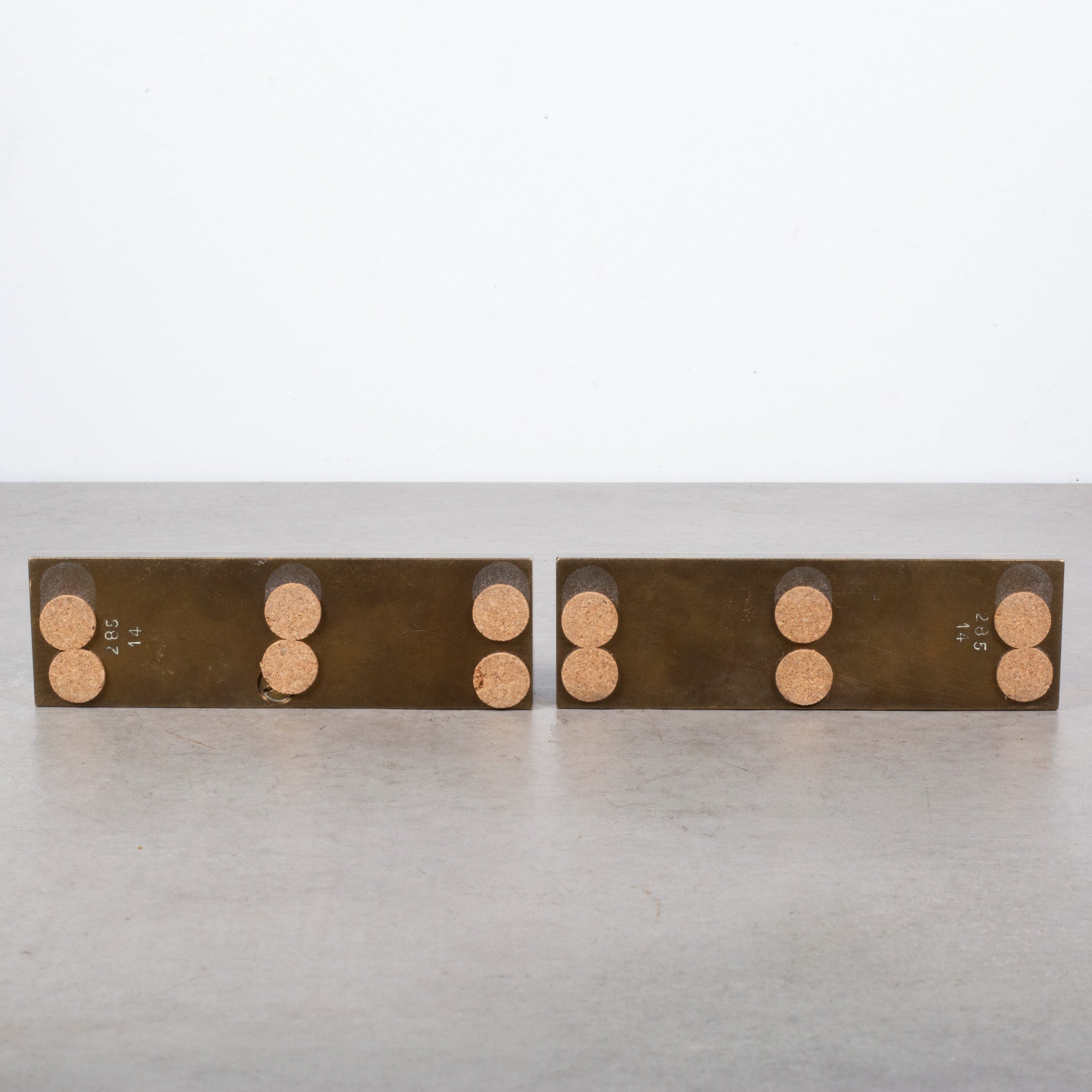 Mid-century Solid Bronze Gear Bookends c.1961 | S16 Home