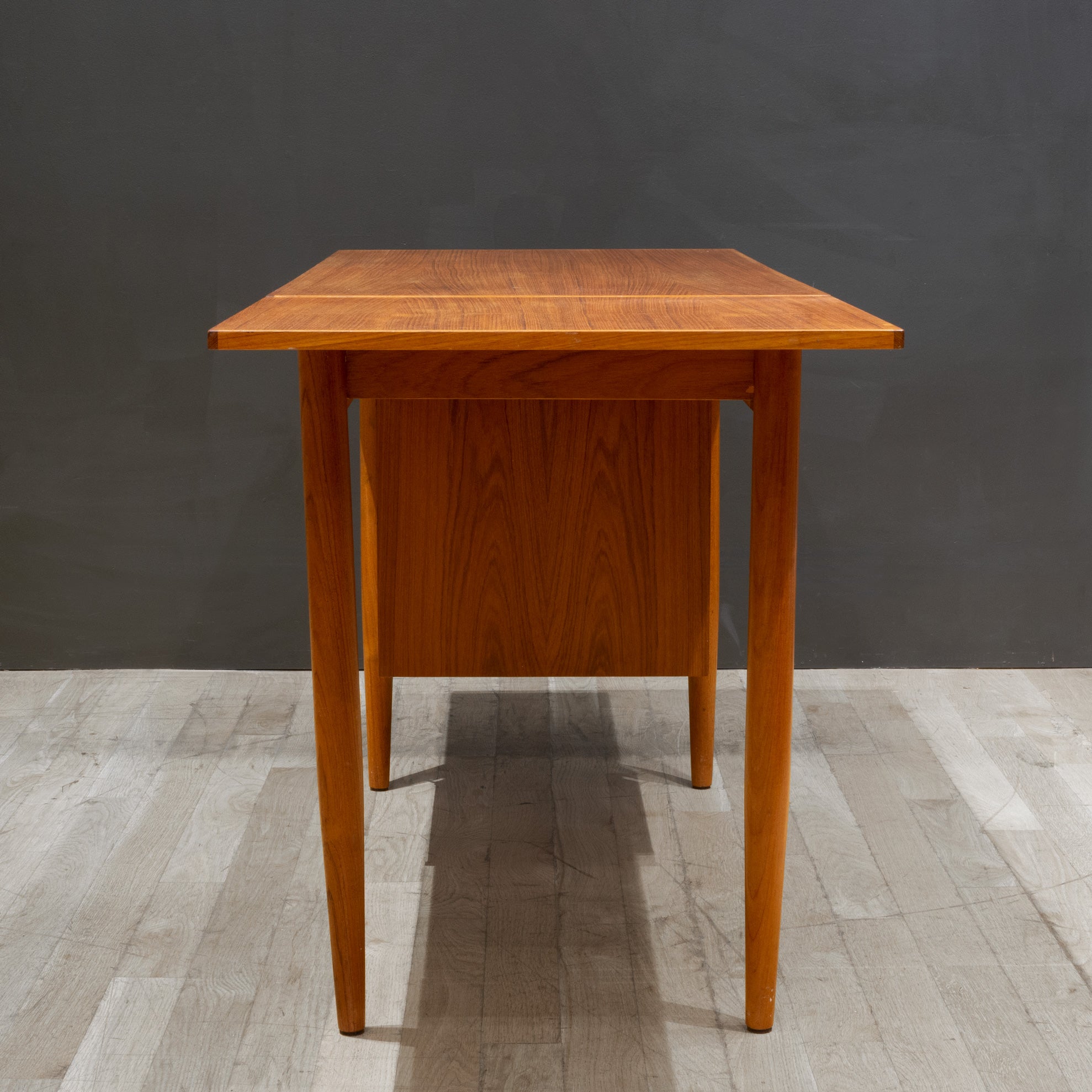 Mid-century Teak Expandable Desk and Chair by Gunnar Nielsen Tibergaard ...
