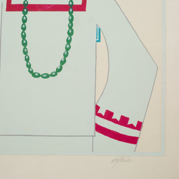 MID-CENTURY LITHOGRAPH, STUDY OF REA IRVIN’S COVER ARTWORK FOR LIFE ...