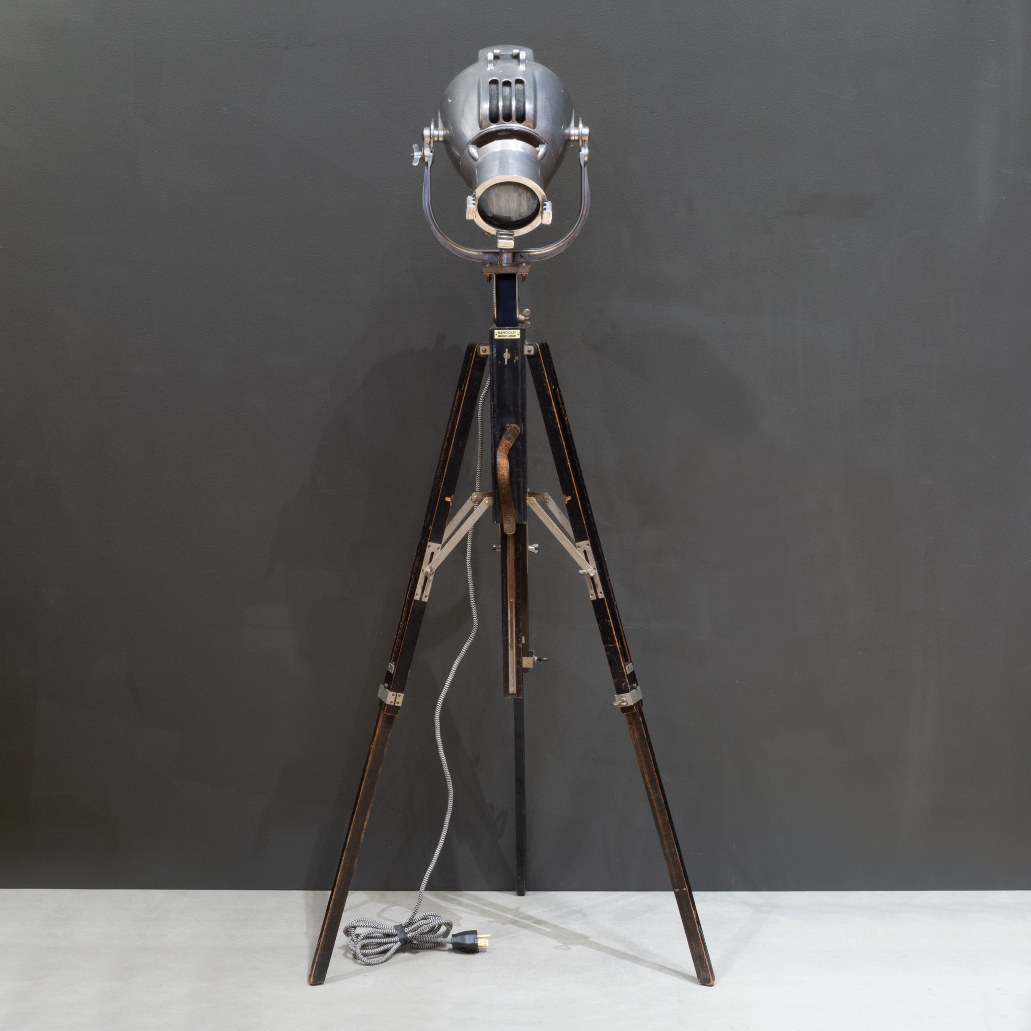 Industrial Stage Light Floor Lamp c.1930-1960 | S16 Home