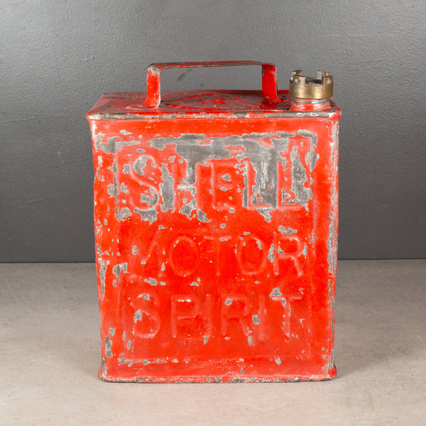 Vintage Shell Motor Spirit Petrol Can c.1940 | S16 Home