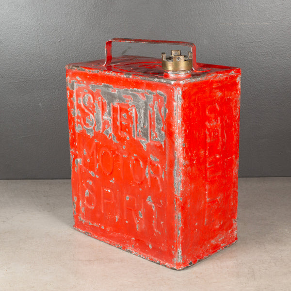 Vintage Shell Motor Spirit Petrol Can c.1940 | S16 Home