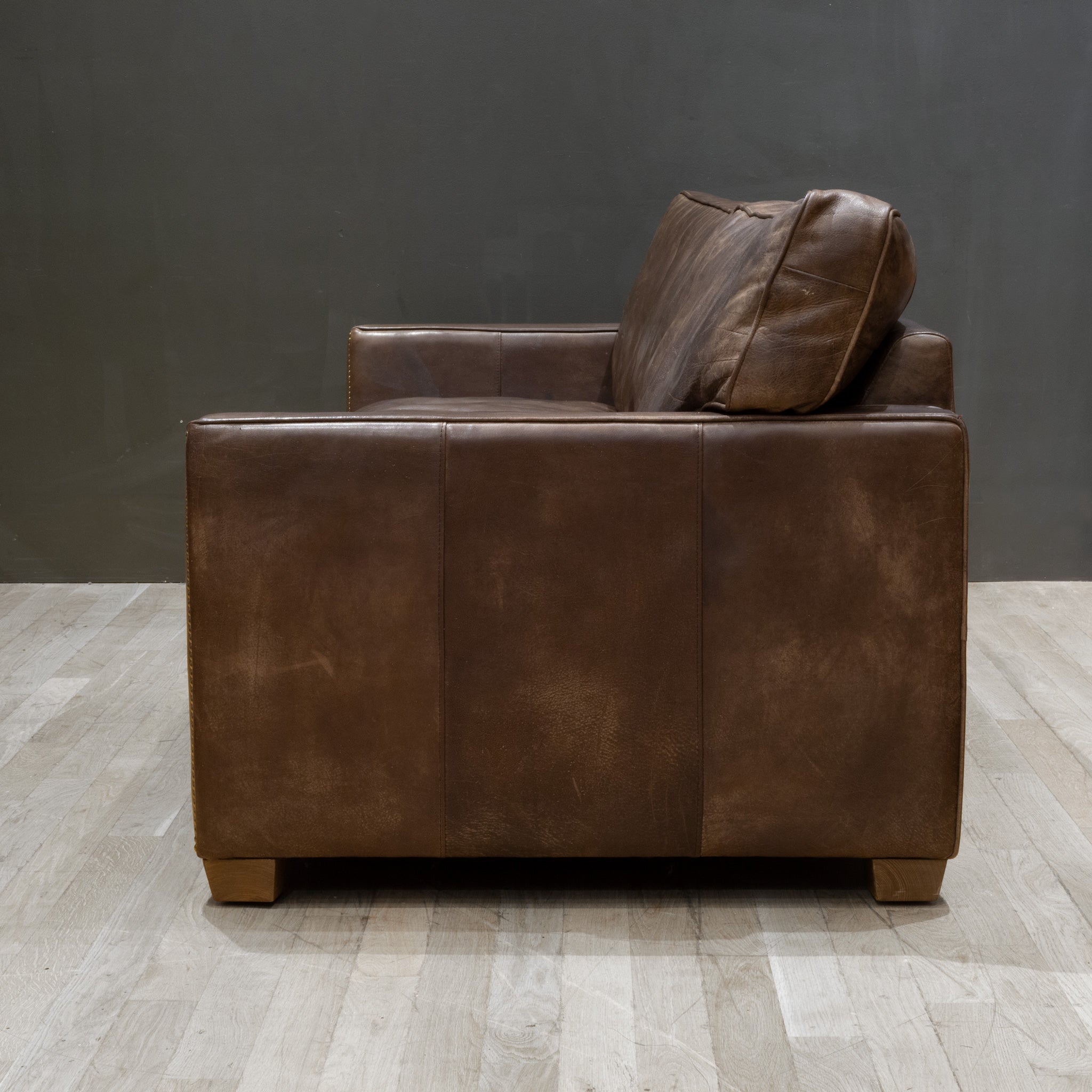 Timothy Oulton Viscount William Leather 3 Seater Sofa | S16 Home