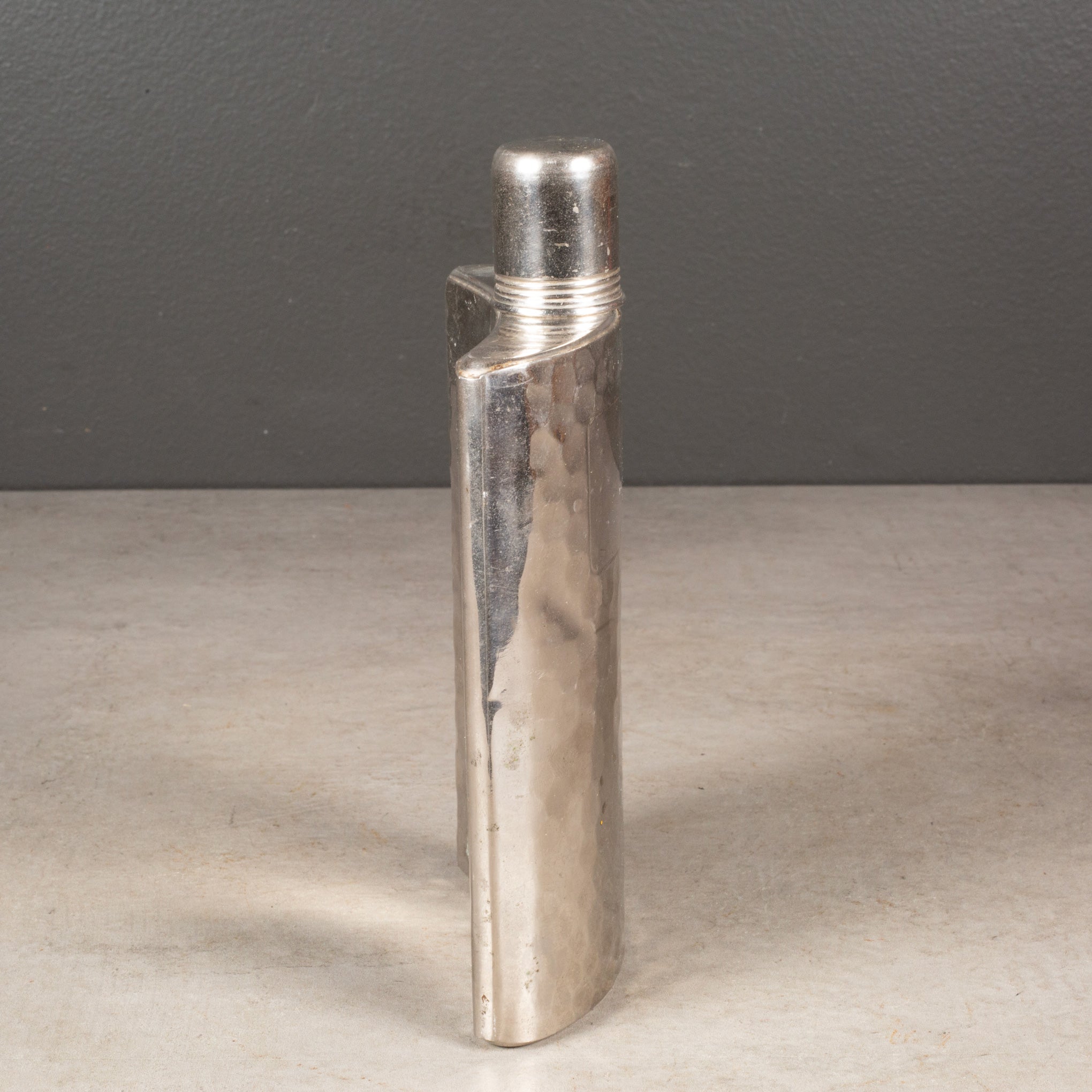 West German Hammered Flip Top Flask c.1940 | S16 Home