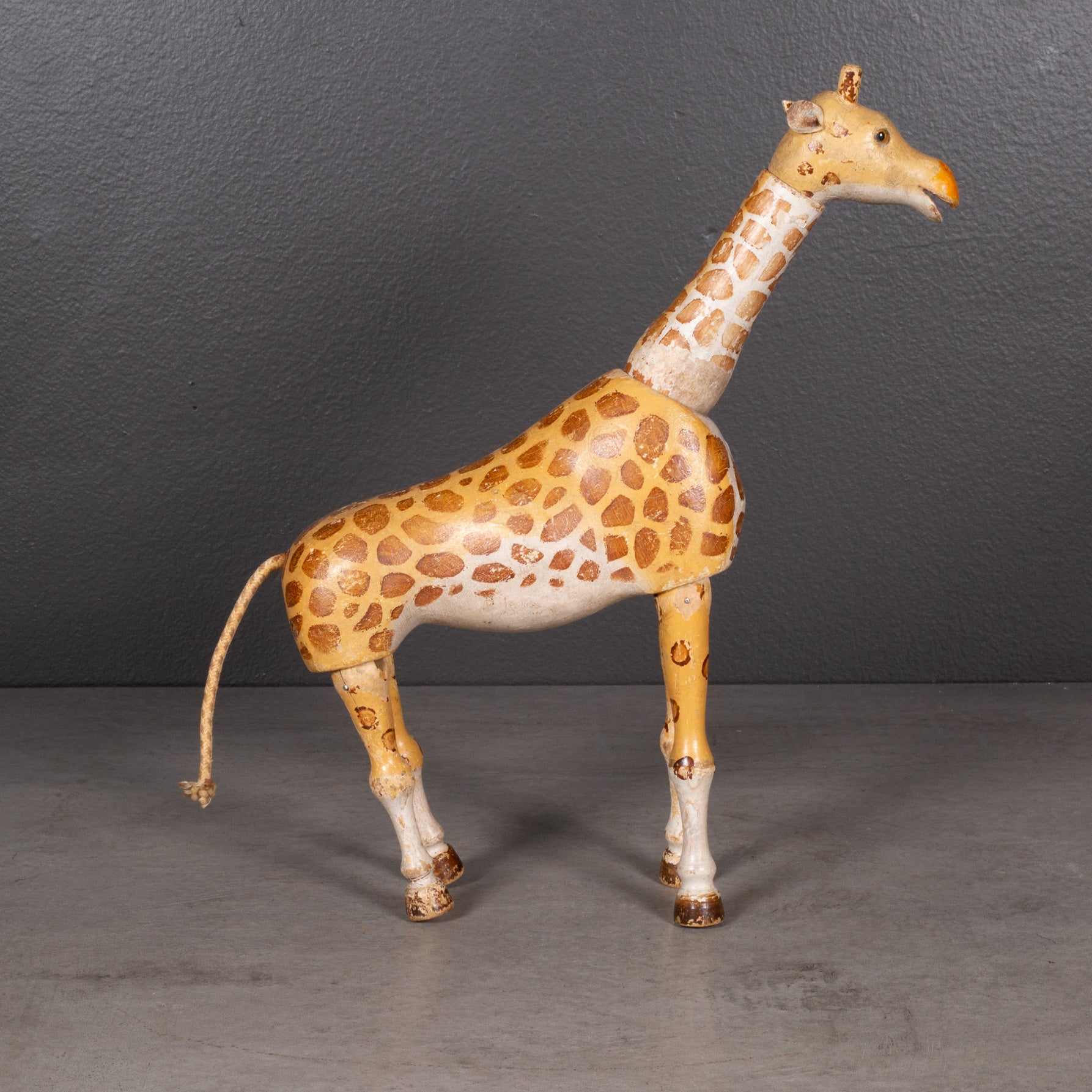 Antique Wooden Articulating Giraffe Circus Toy c.1903-1935 | S16 Home