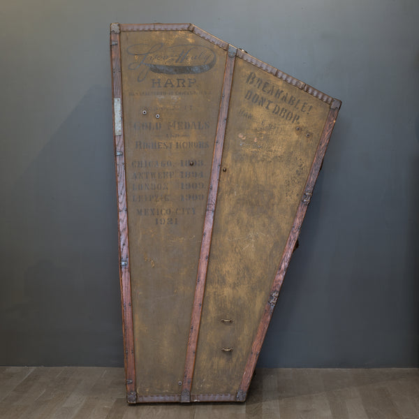 Antique 19th c. Harp Case circa 1800s | S16 Home