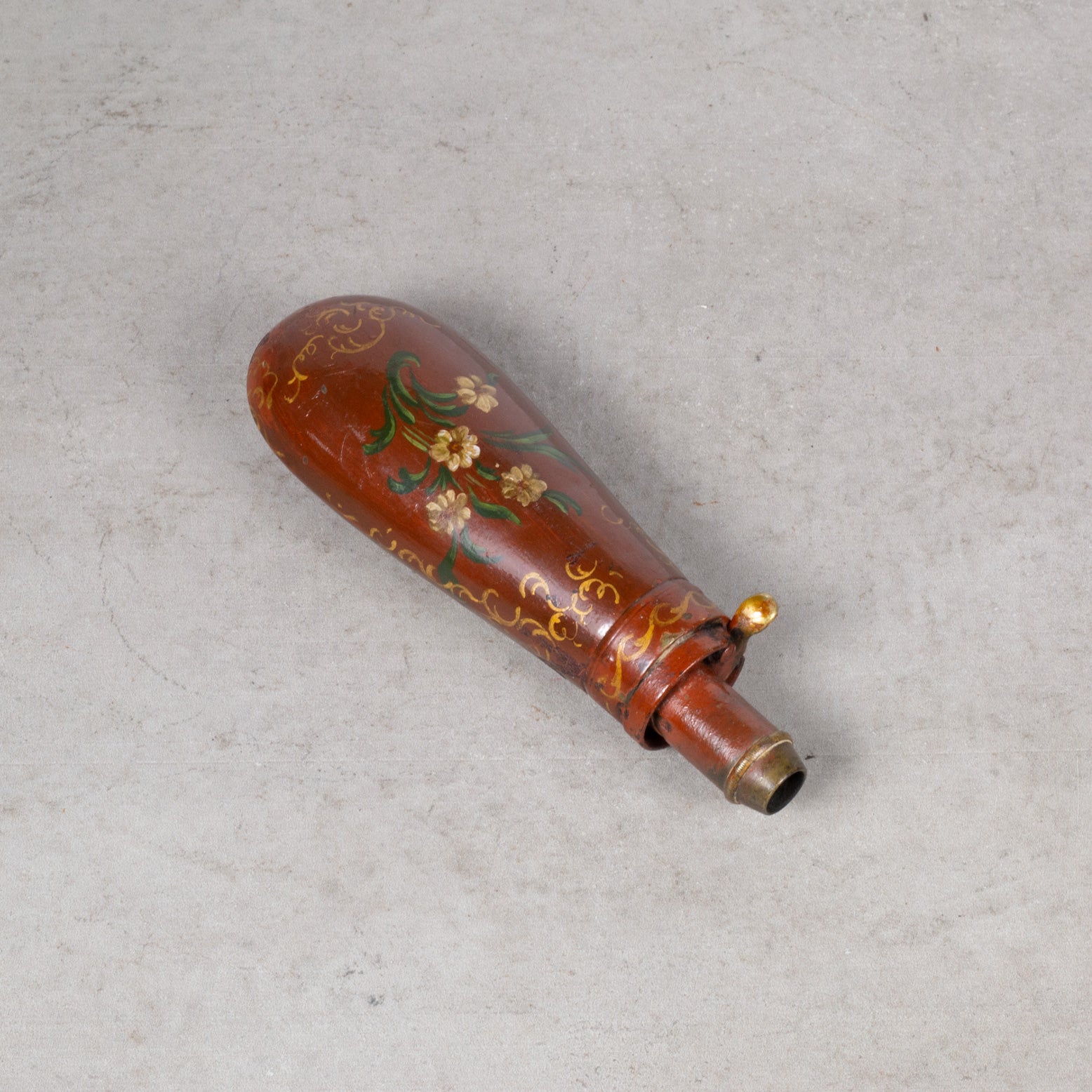 Mid 19th c. French Gun Powder Flask c.1856 | S16 Home