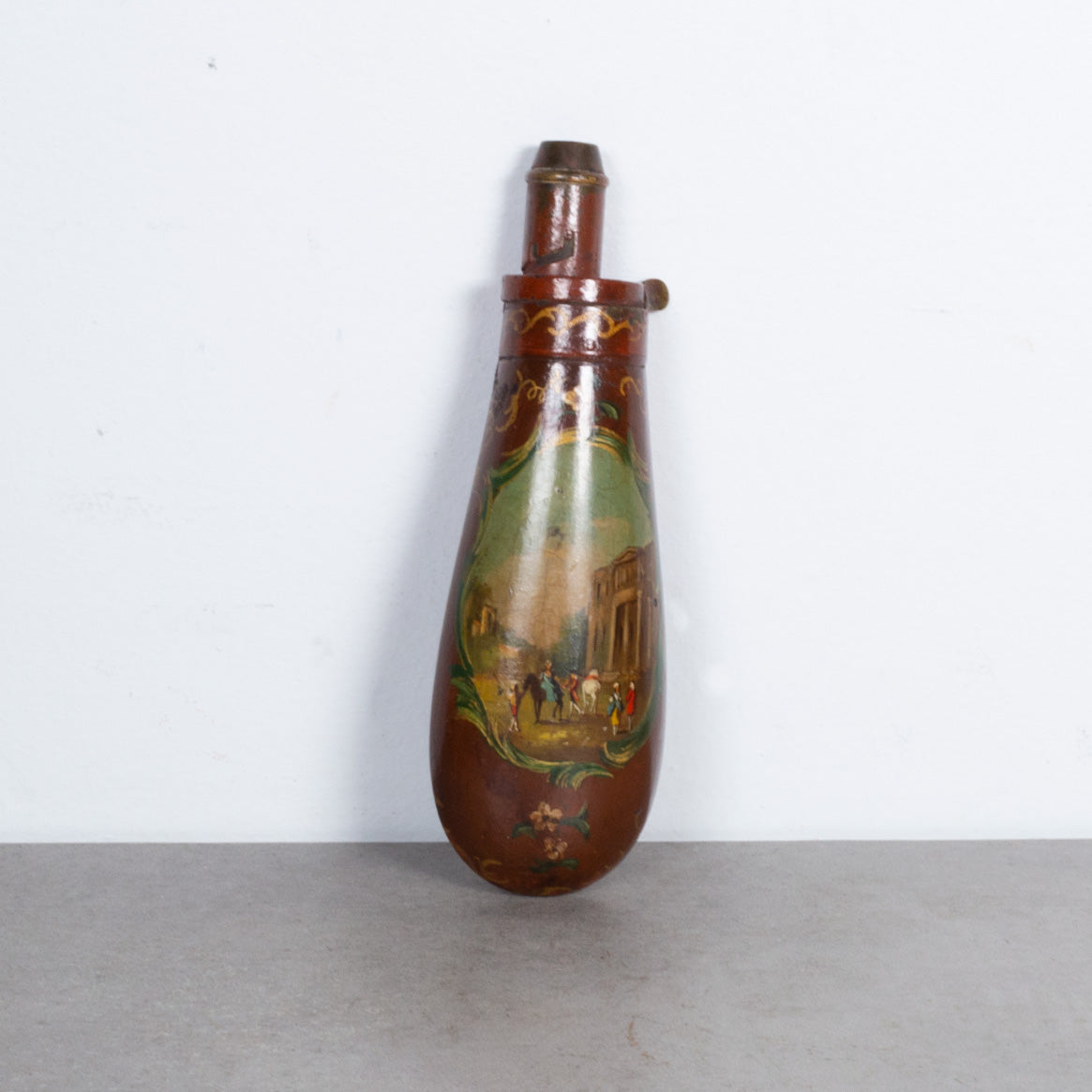 Mid 19th c. French Gun Powder Flask c.1856 | S16 Home