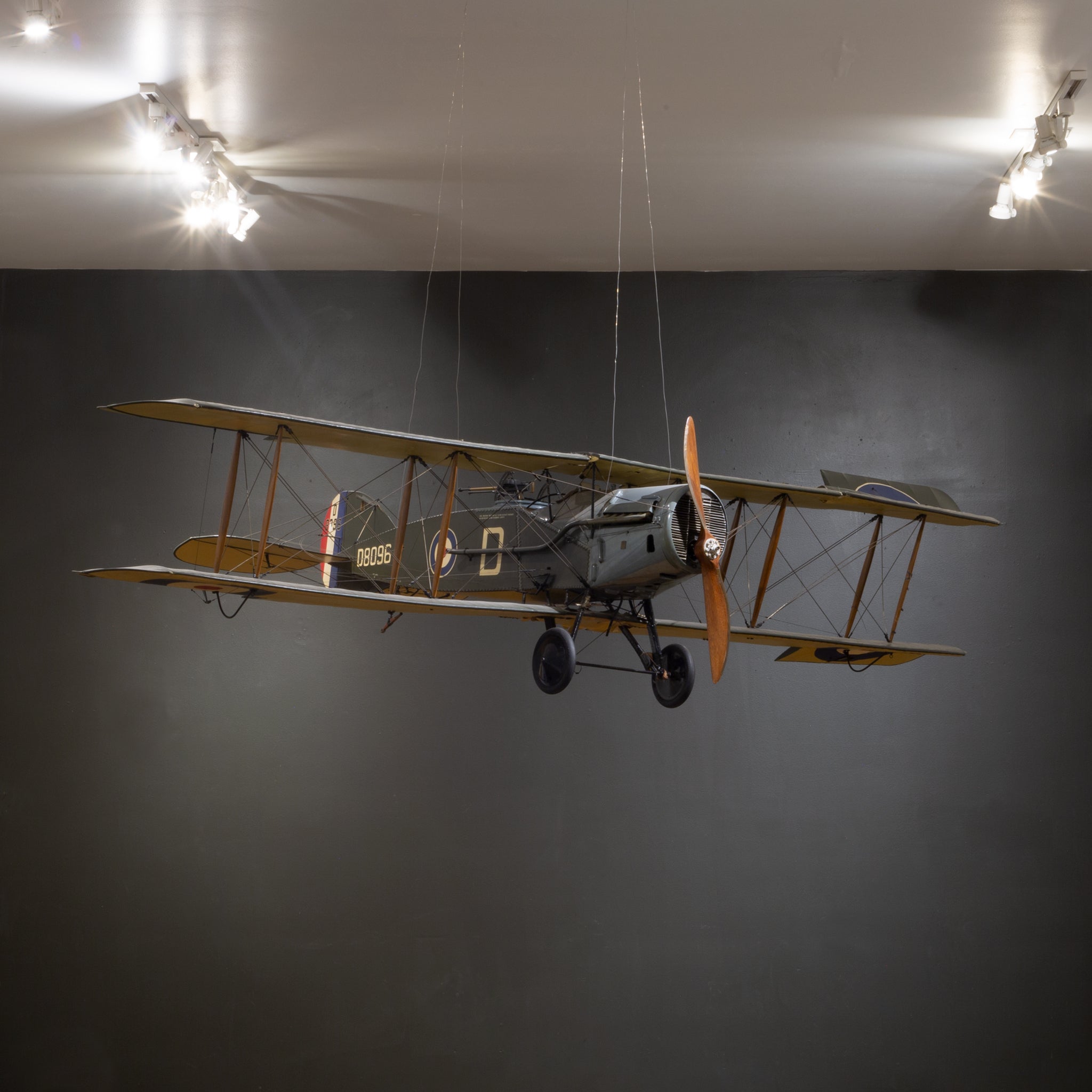 Large Hand Made Replica Bristol F.2b Fighter Model Airplane c.1930 ...