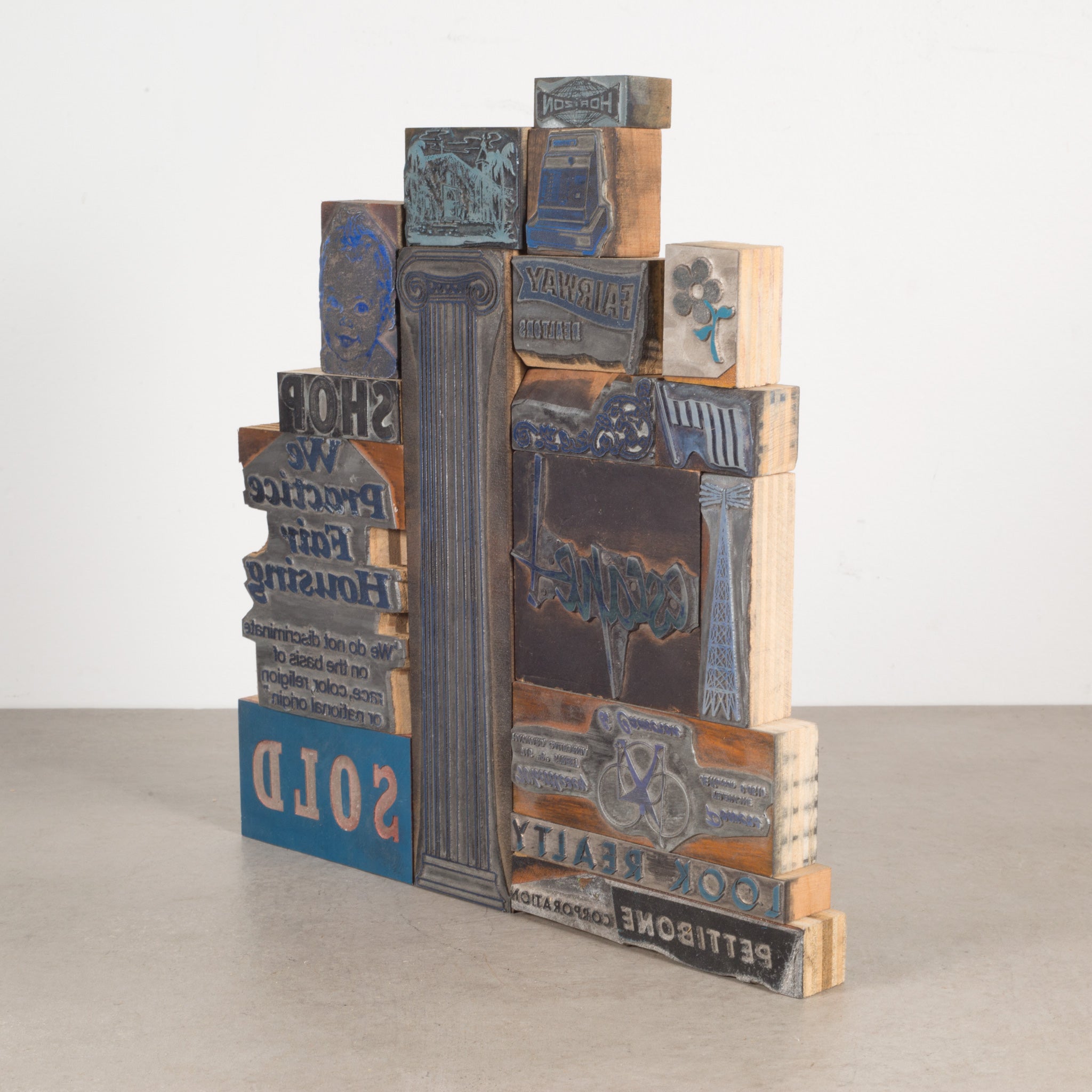 Collection of Typeset Advertising Print Blocks c.1940 | S16 Home