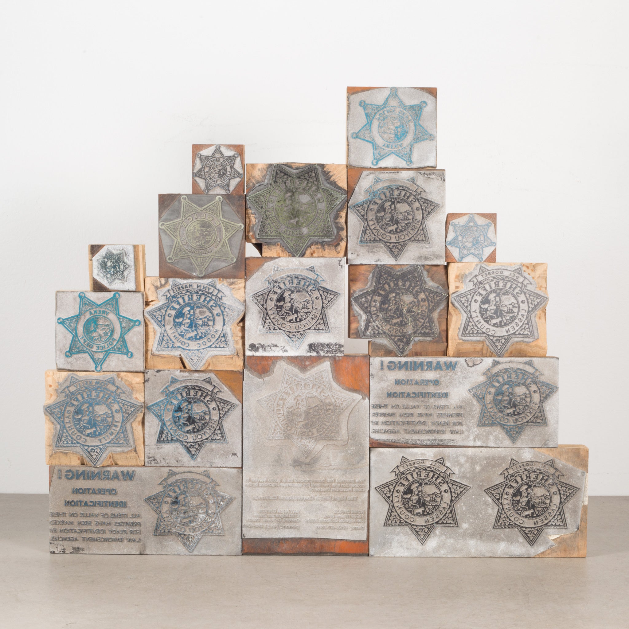 Collection of Typeset Advertising Print Blocks c.1940 | S16 Home