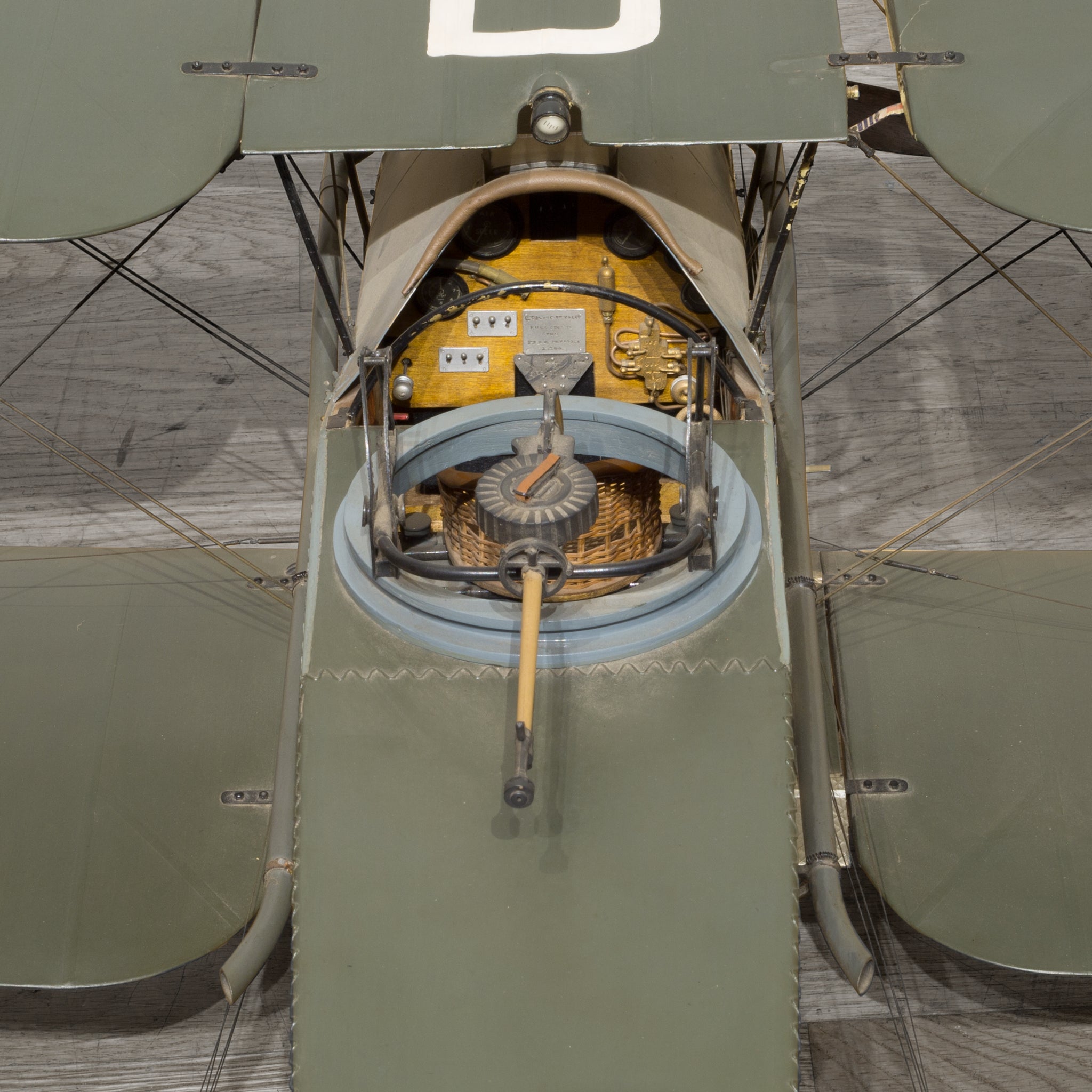 Large Hand Made Replica Bristol F.2b Fighter Model Airplane c.1930 ...