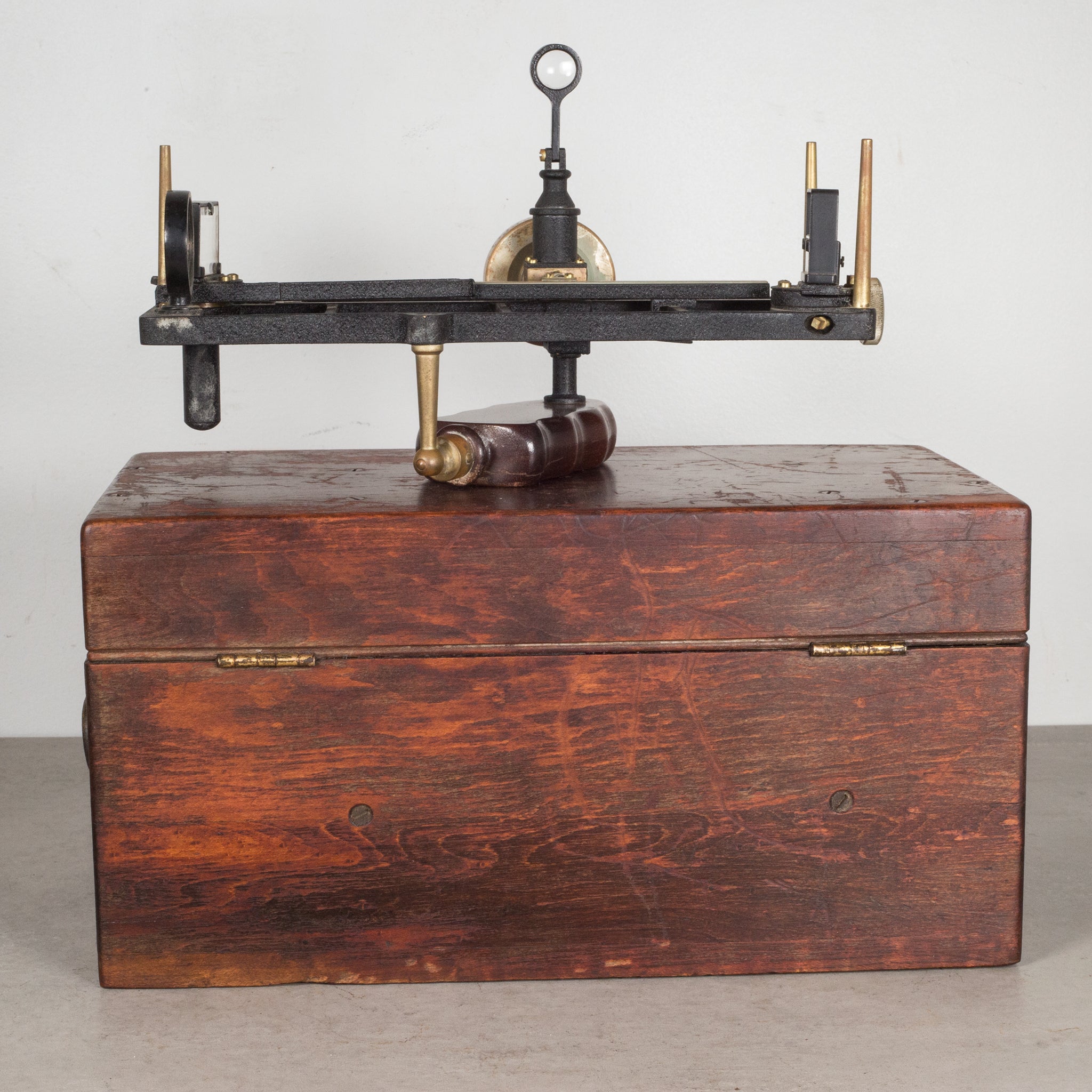U.S. Navy Artillery Stadimeter and Mahogany Carrying Case c.1942 | S16 Home