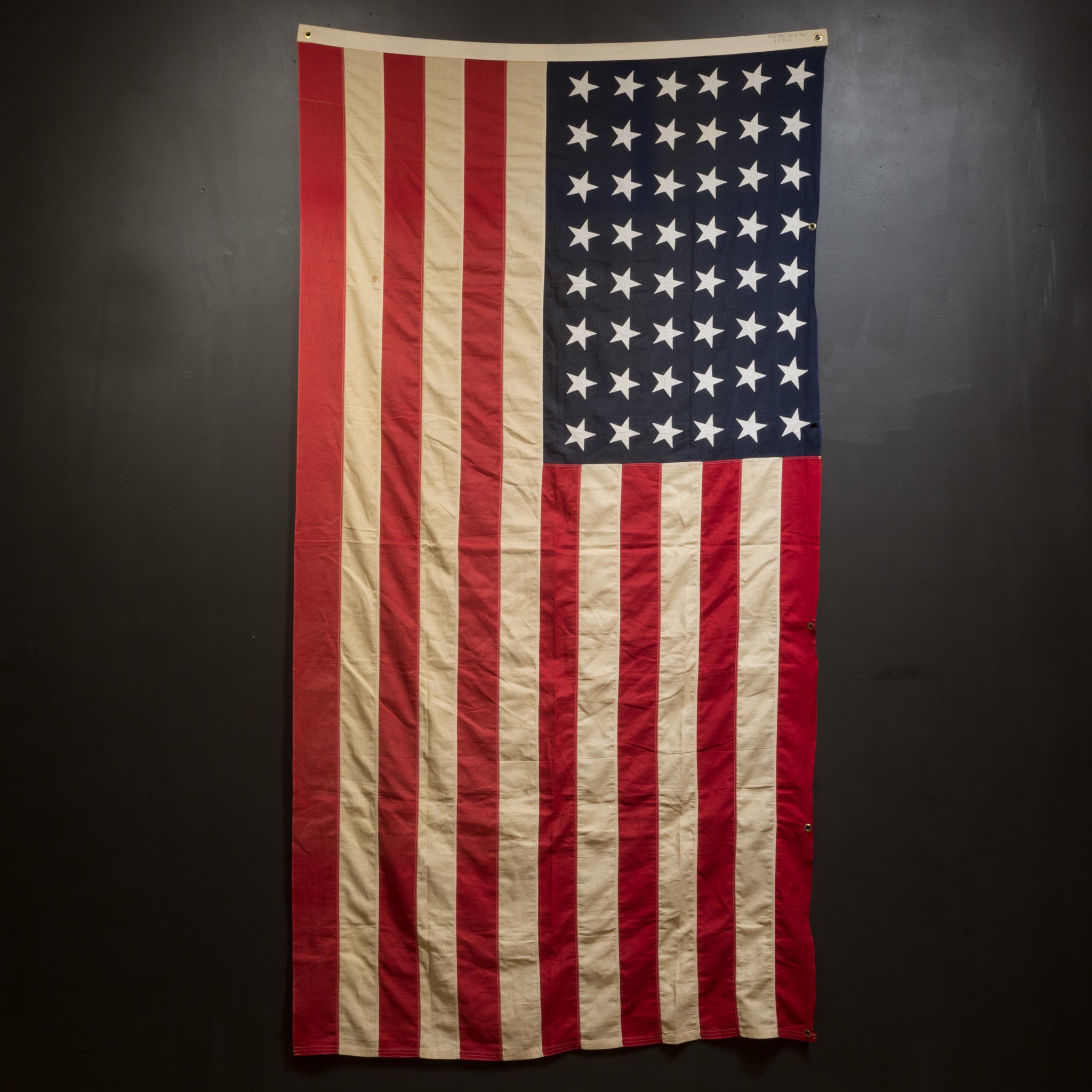 Early 20th c. Monumental American Flag with 48 Stars c.1940-1950 | S16 Home