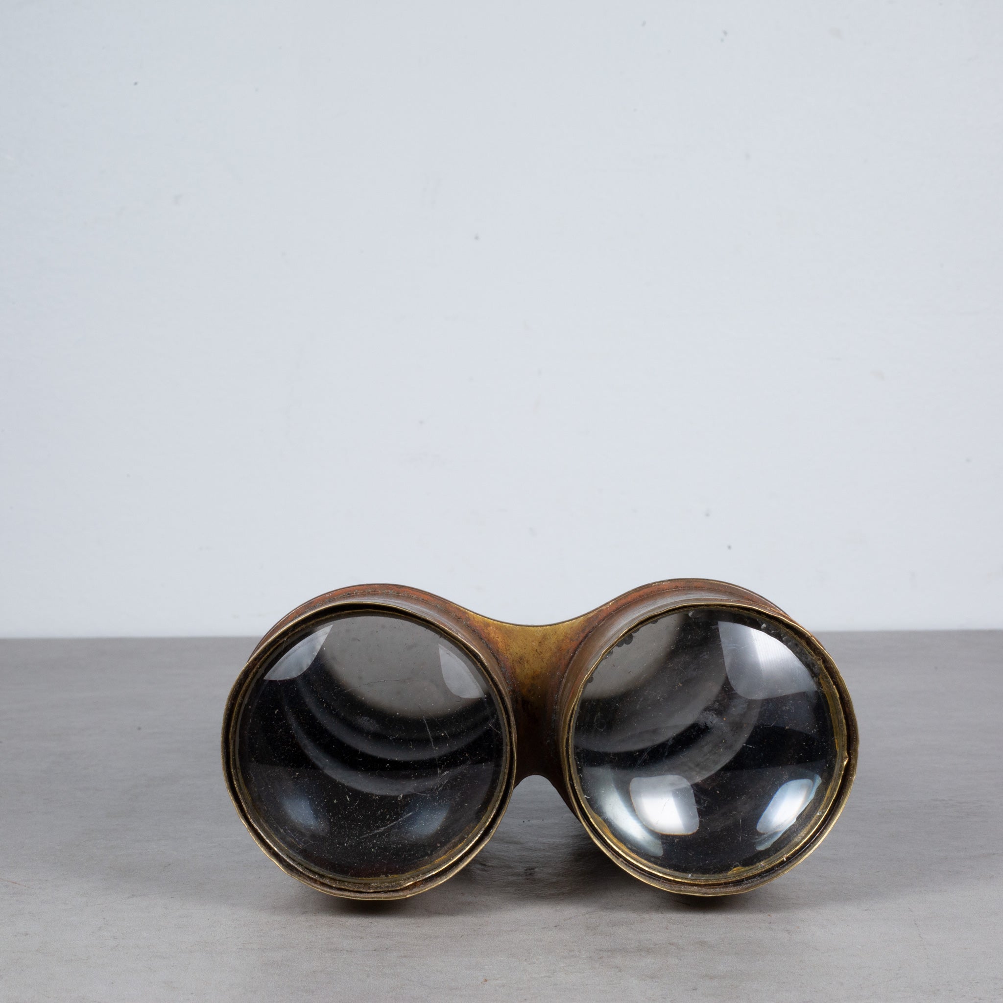 Early 20th c. Brass and Leather Field Binoculars c.1930-1940 | S16 Home