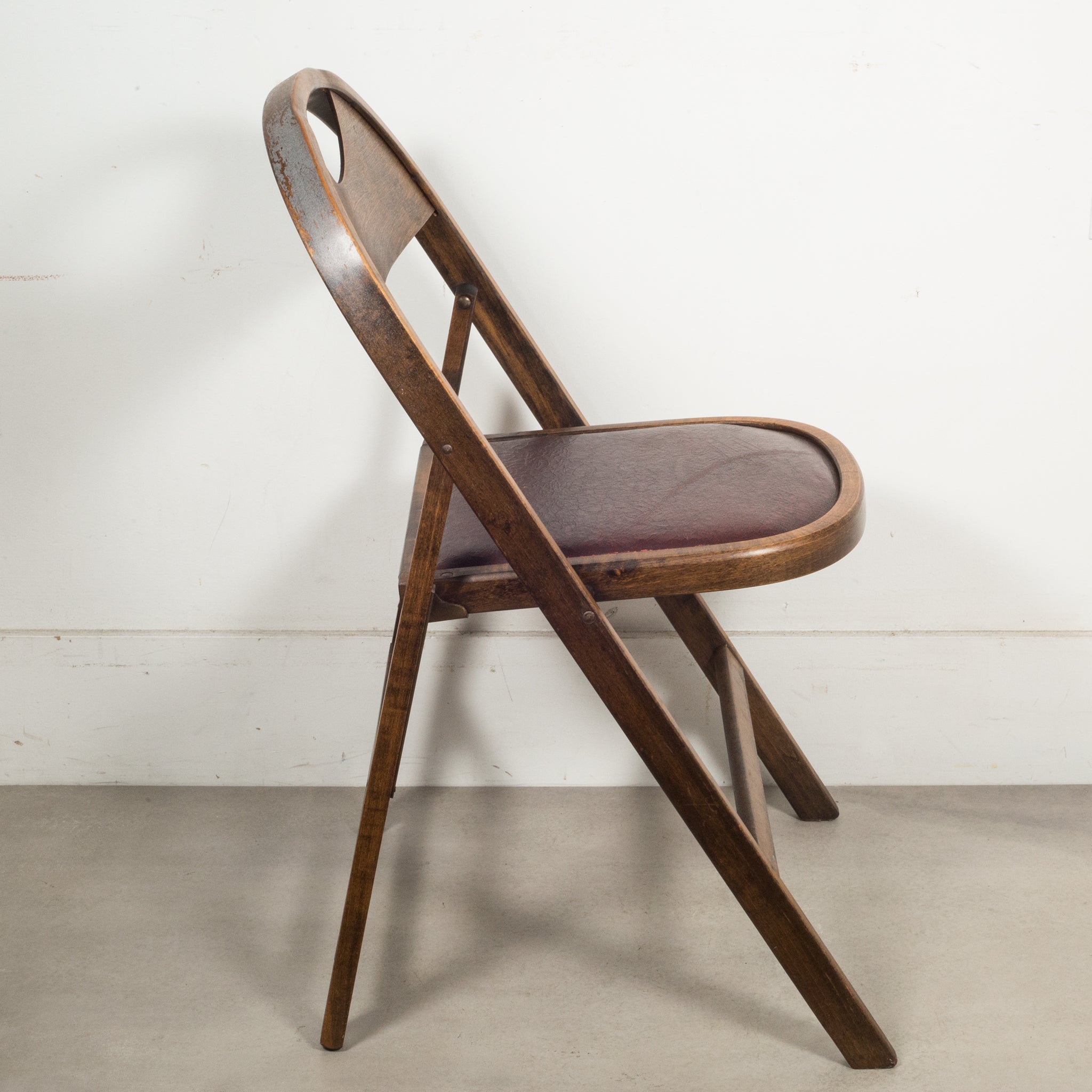 Set of Antique Acme Folding Chairs c.1920 | S16 Home