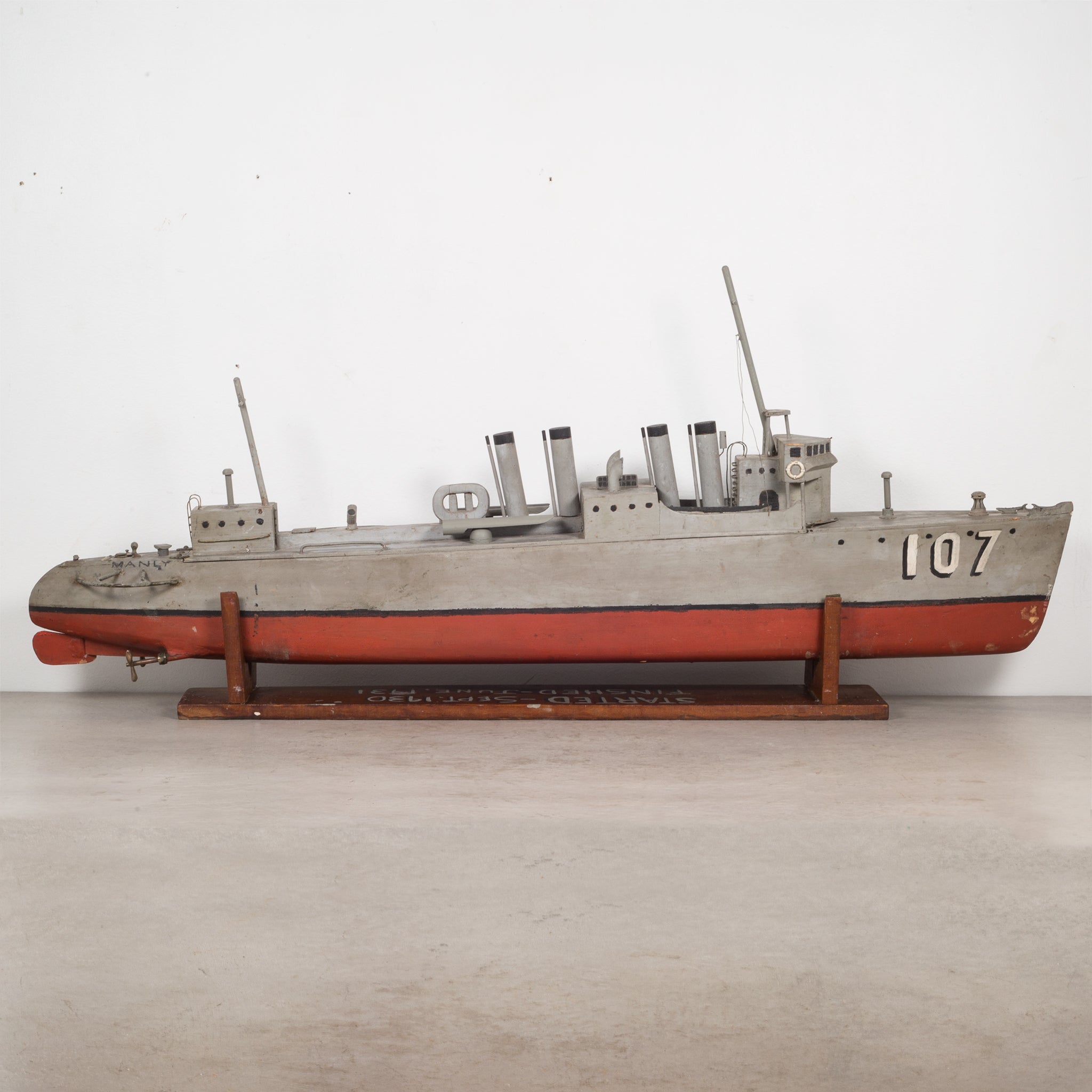 Early 20th c. Monumental Ship Model c.1940 | S16 Home