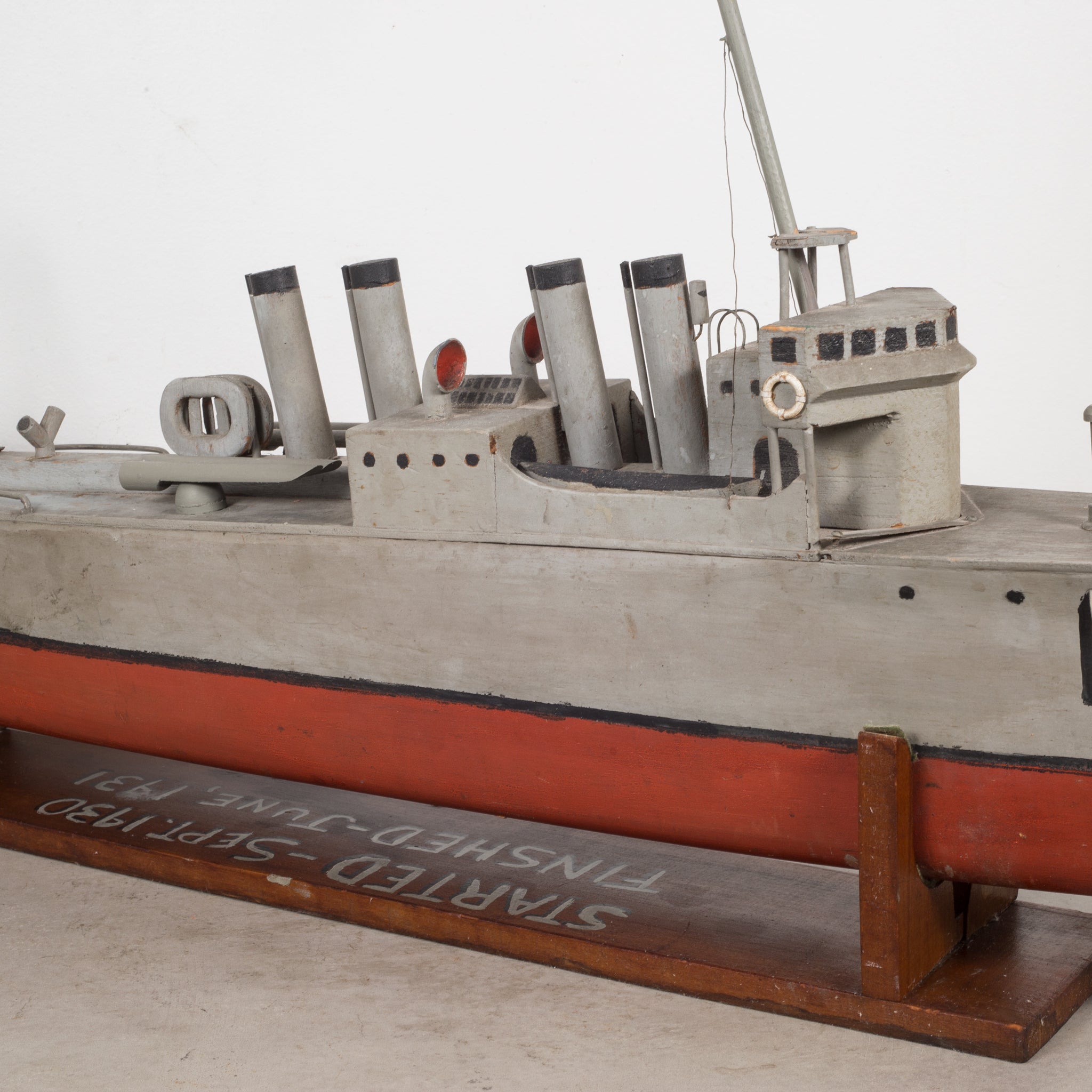 Early 20th c. Monumental Ship Model c.1940 | S16 Home