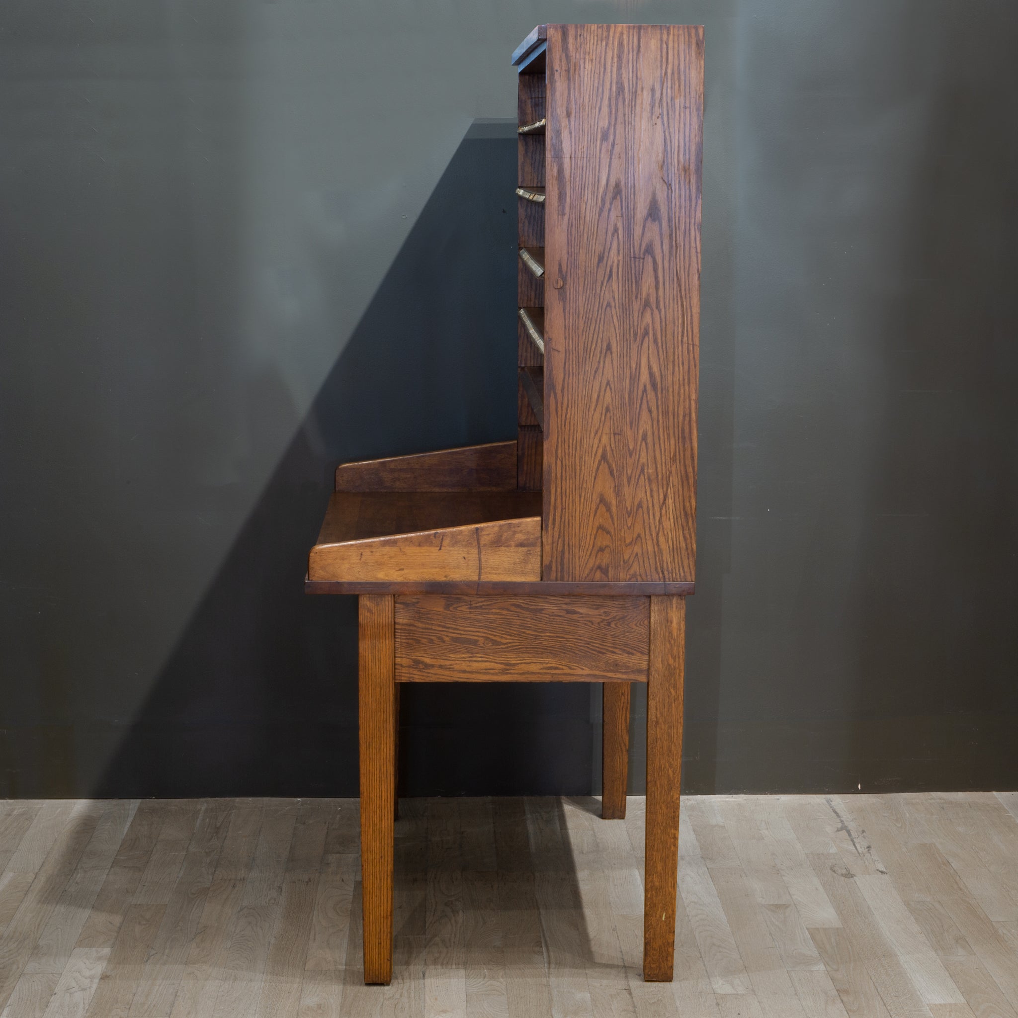 Antique Solid Oak Postal Desk c.1939 | S16 Home