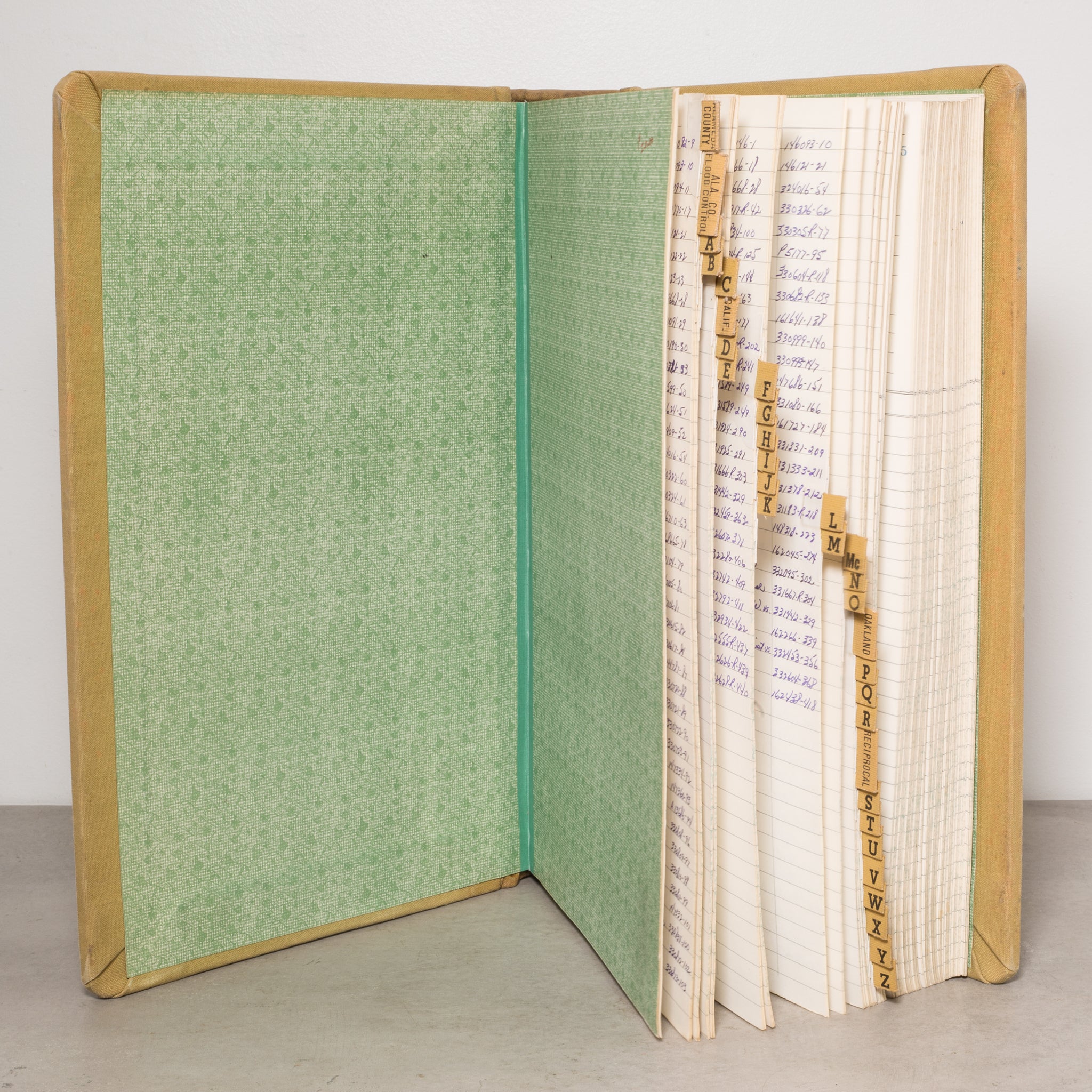 Pair of Monumental Civil Register Books c.1960 – S16 Home