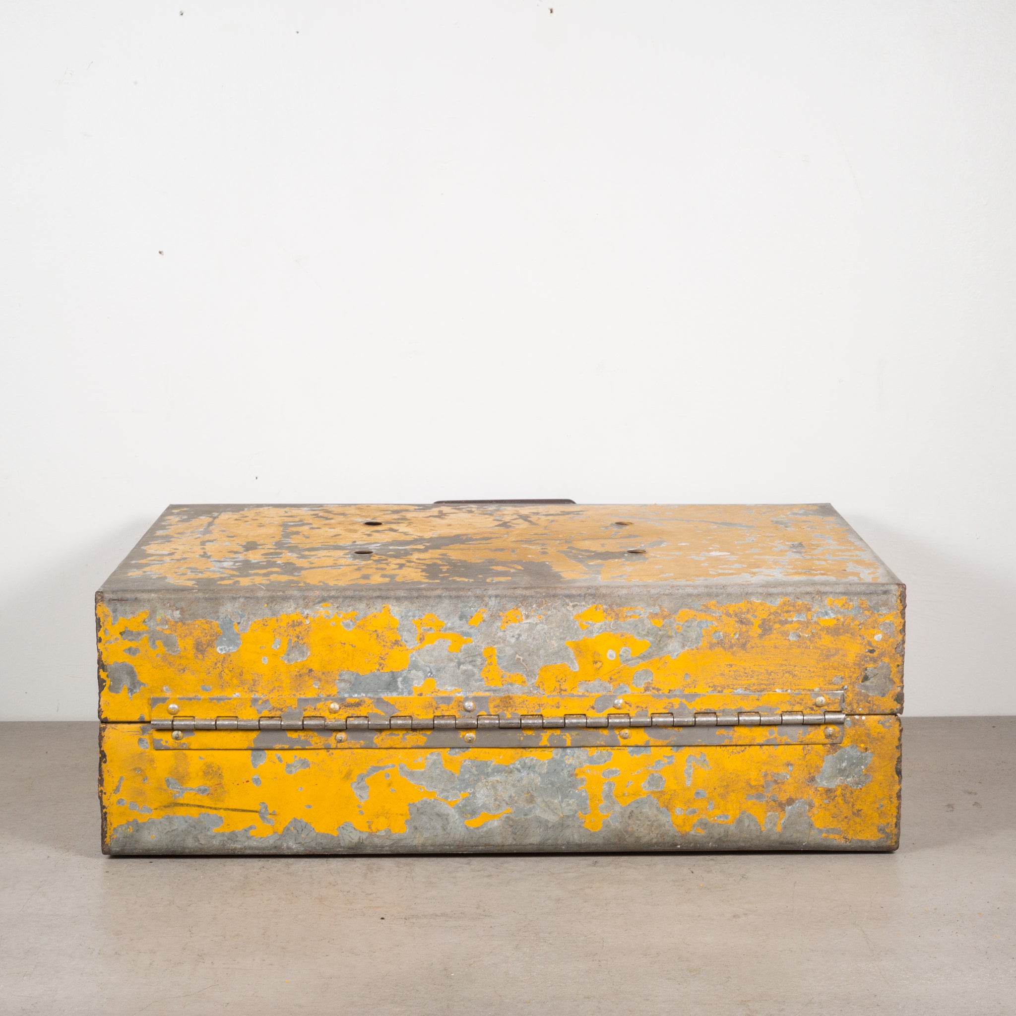Distressed Metal Tool Box c.1940 | S16 Home