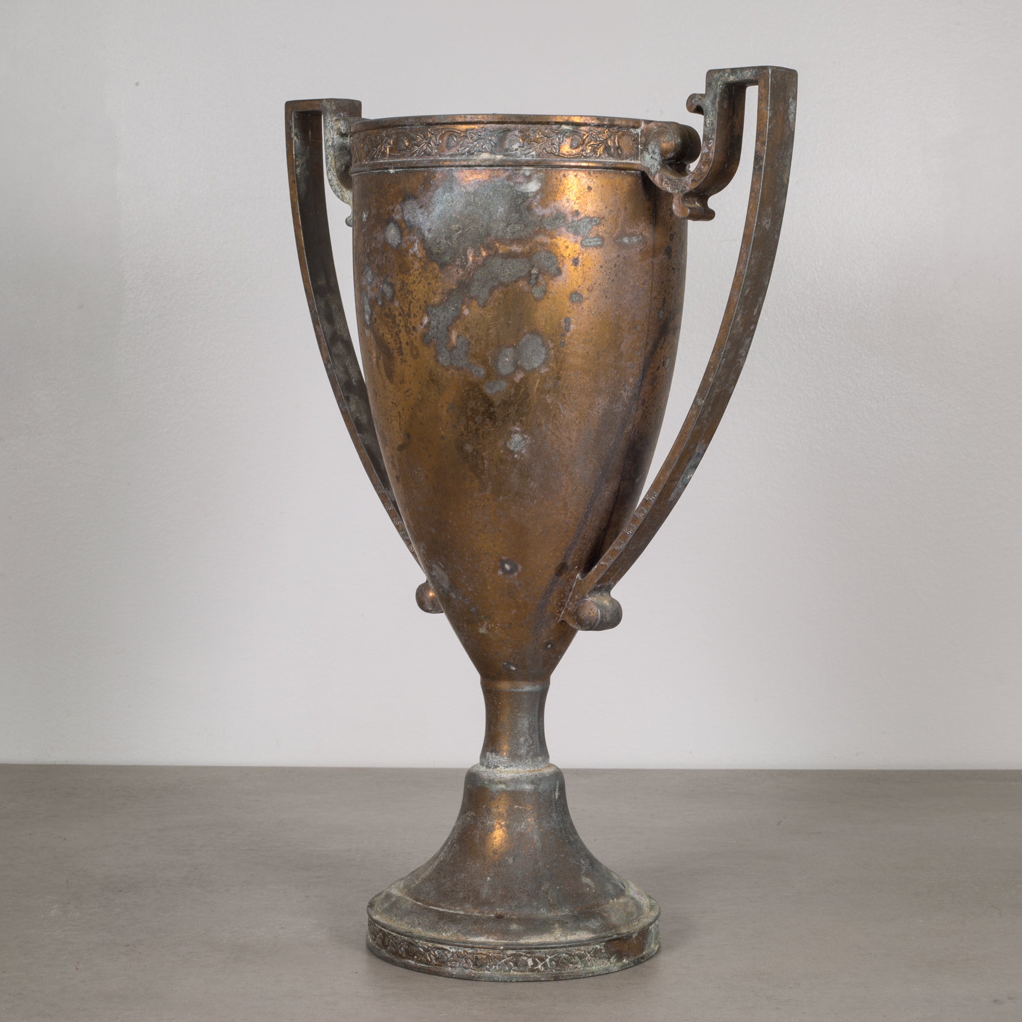 Early 20th c. Solid Bronze Loving Cup Trophy c.1940 | S16 Home