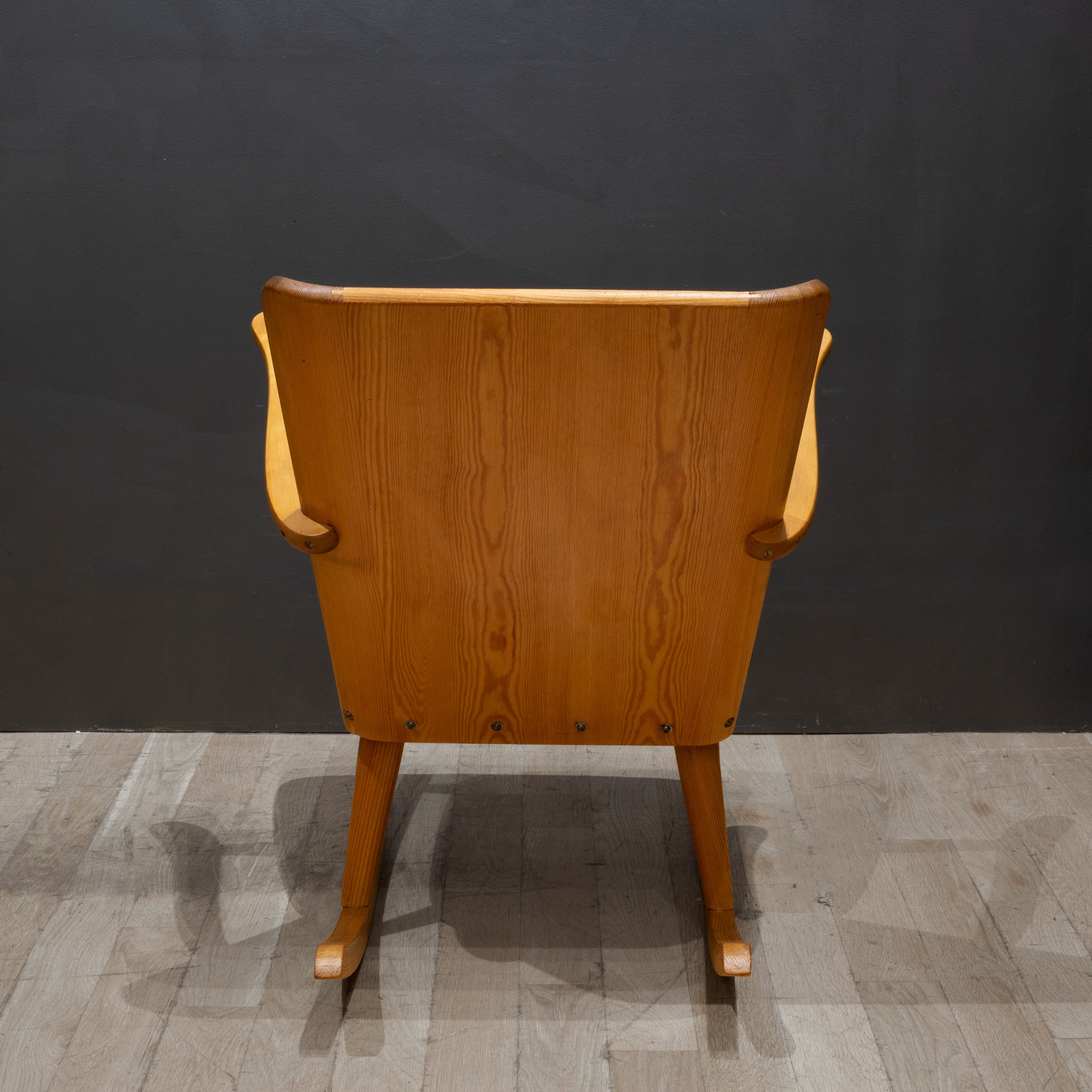 Nordic Pine Rocking Chair by Göran Malmval for Svensk Fur, Sweden c ...