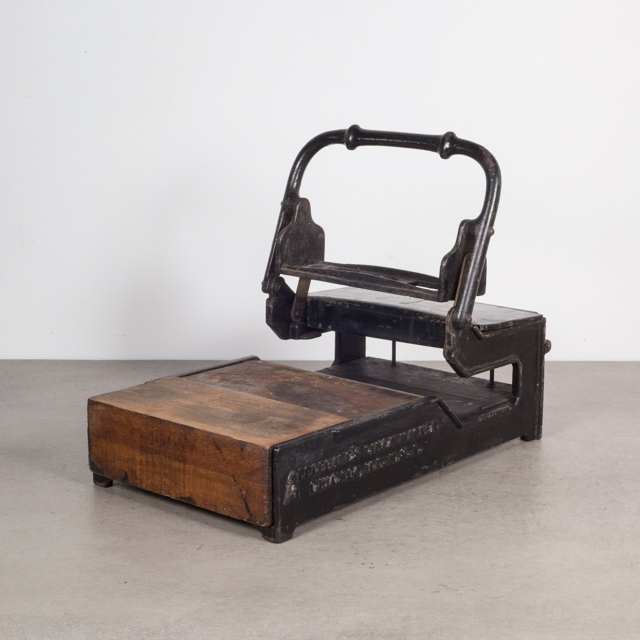 Antique Cast Iron Ink Flat Ink Presses c.1930 | S16 Home